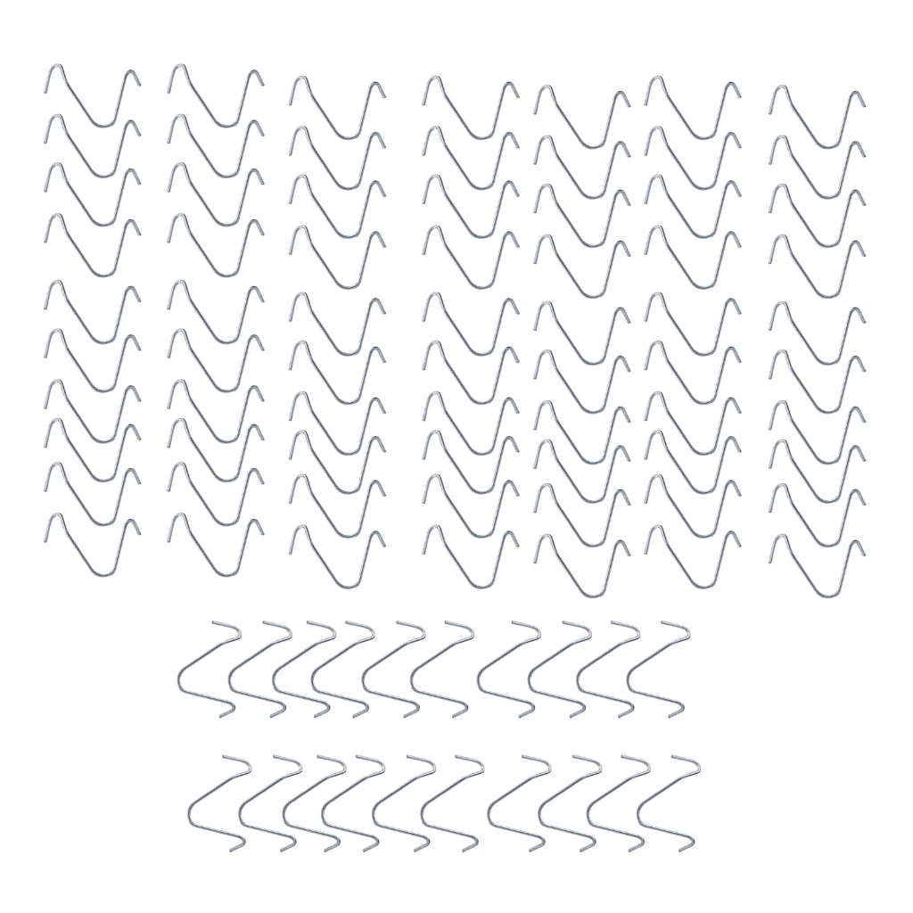 TIERPOP Upgrades Fence Wire Post Clip set Galvanized Steel Construct ...