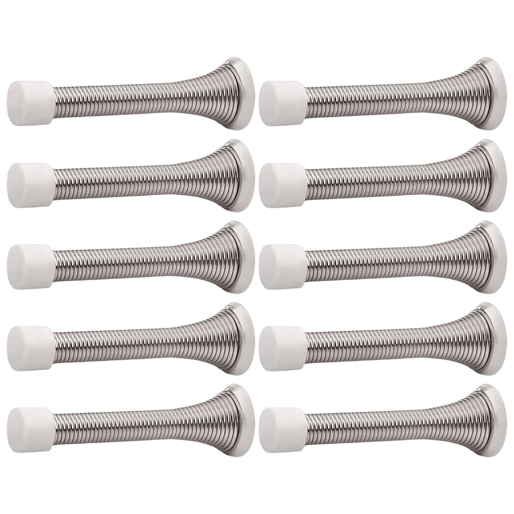 TIERPOP Upgrades Steel Door Stop Not Drill Installation Door Stoppers ...