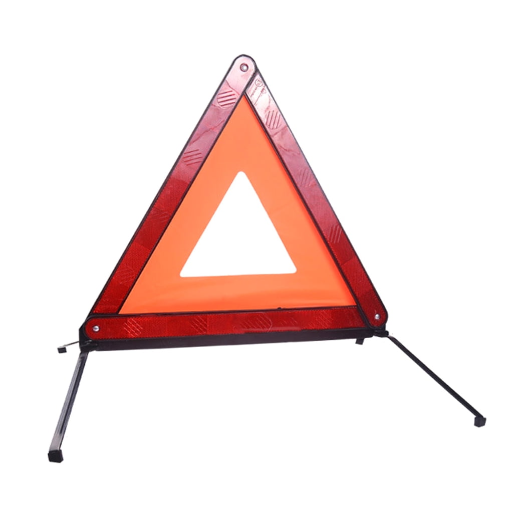 TIERPOP Warning Triangle Reflective Safety Hazard Stop Sign Reflector ...