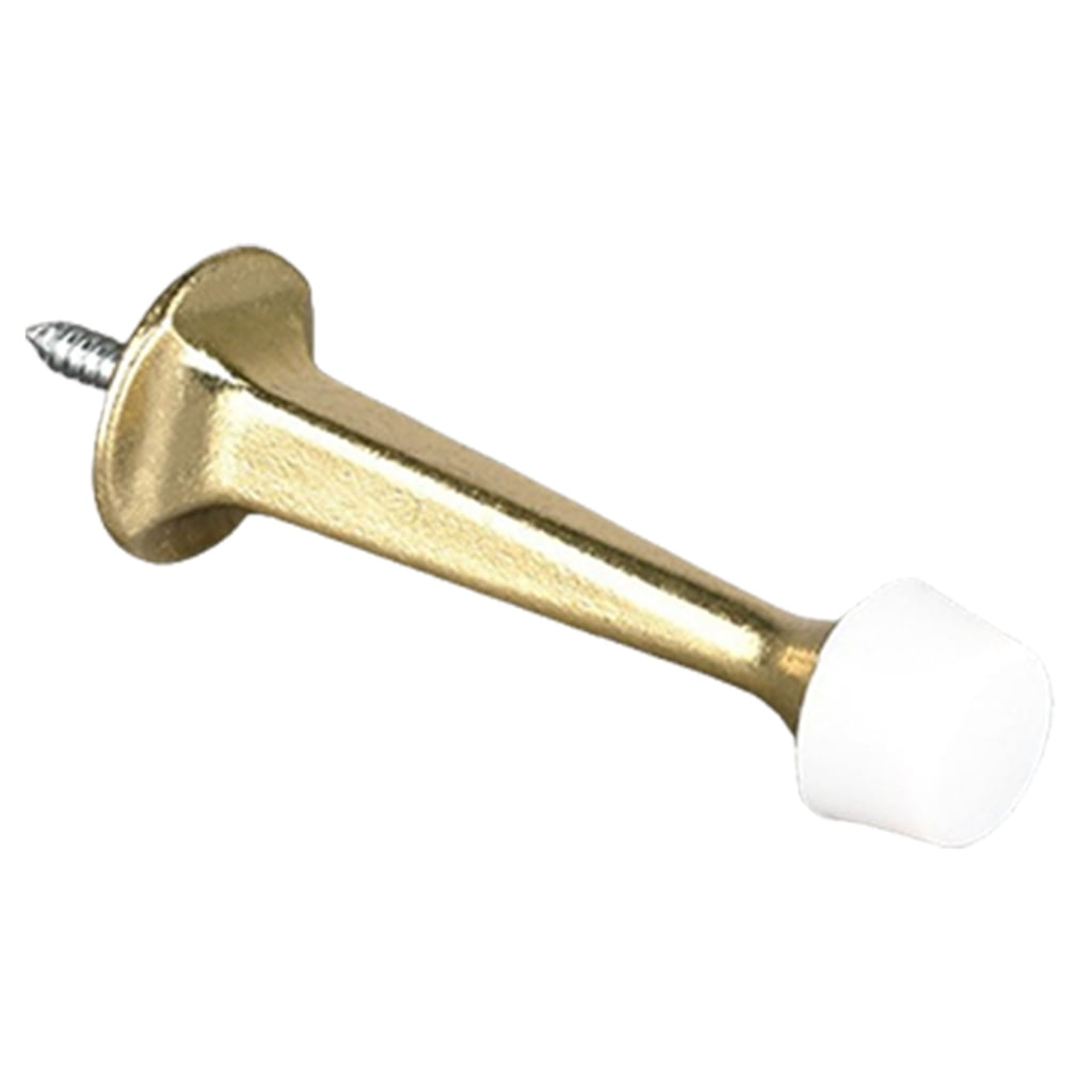 TIERPOP Zincs Alloy Door Stoppers with Soft Rubber Tip Wall Mounted ...