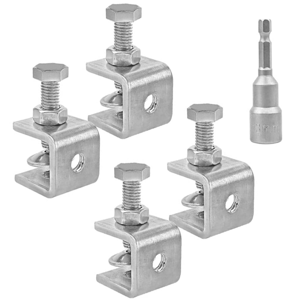 TIERPOP multifunction 304 Steel C Clamps Small 20mm Metal Clamps ...