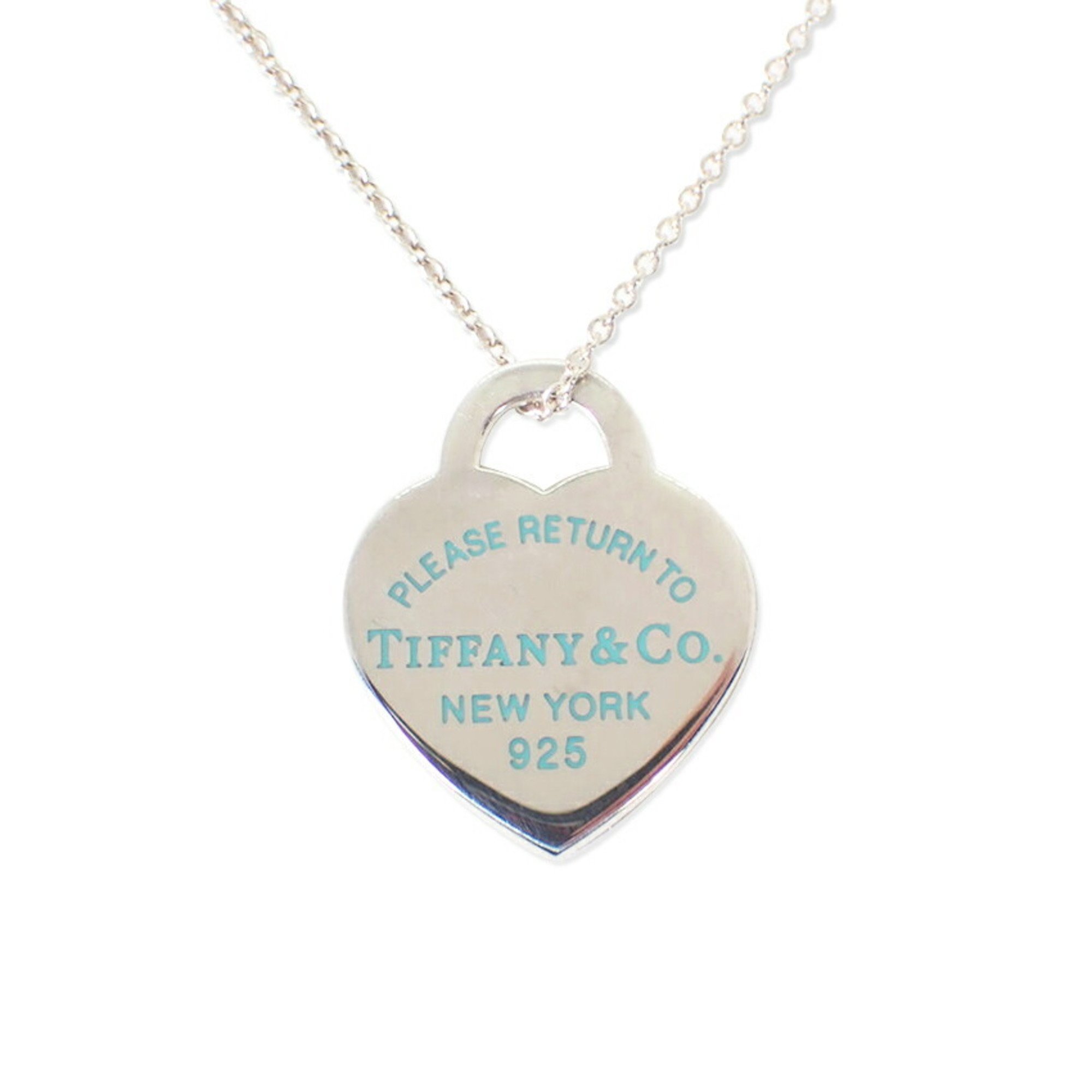 Pre-Owned TIFFANY 925 Return to Tiffany Heart Tag Pendant g435-24 (Good ...