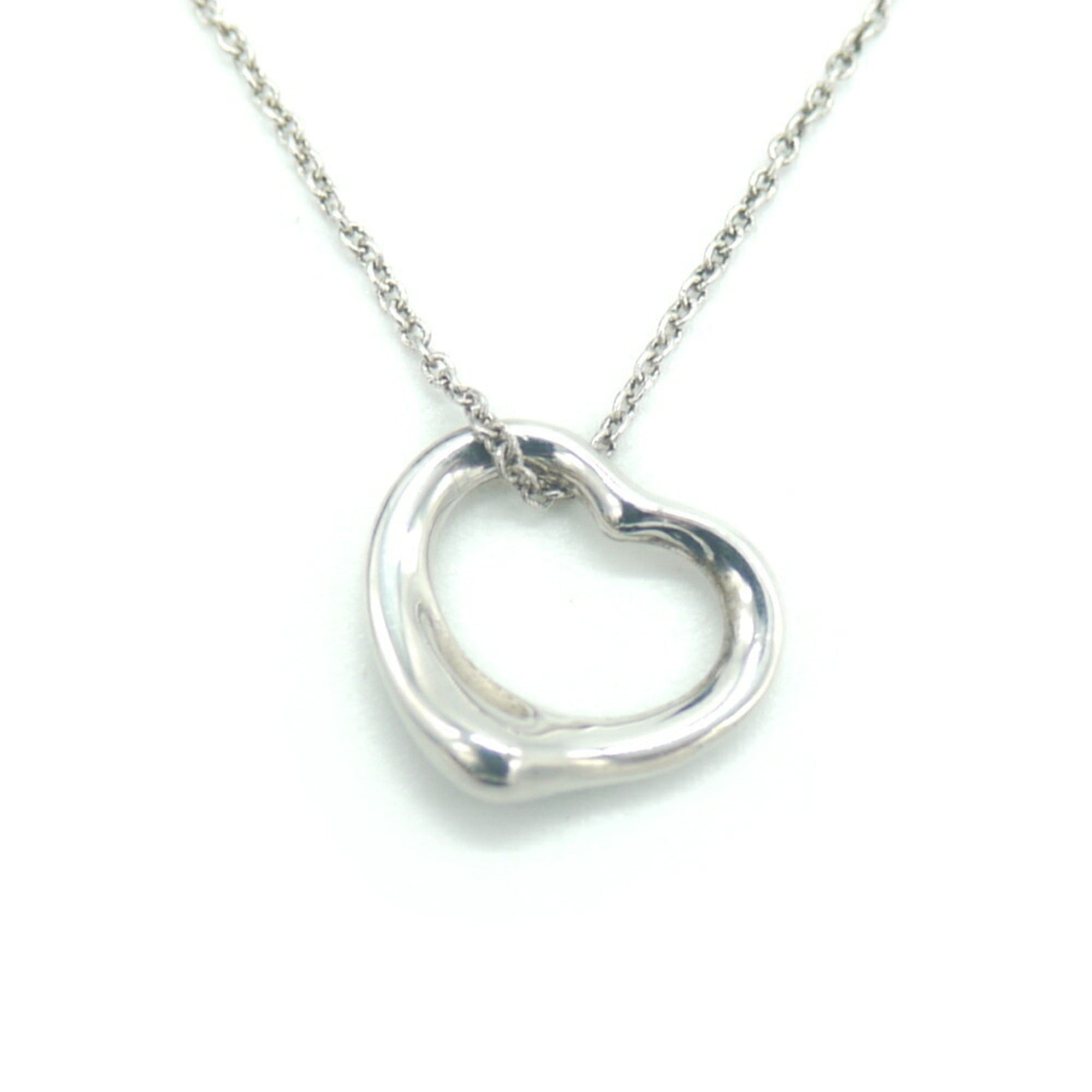 Pre-Owned TIFFANY & Co. Tiffany Elle Peretti Heart Pendant Necklace ...