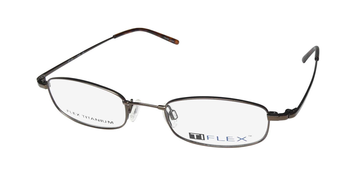 TIFLEX 1517 TITANIUM EYEGLASS FRAME/EYEWEAR CLASSIC RECTANGLE SHAPED ...