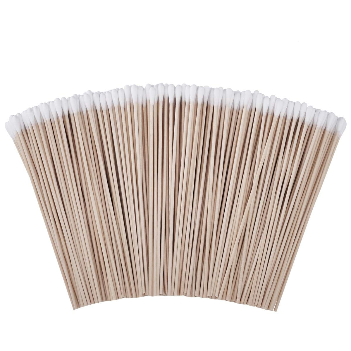 TIFOR 700PCS Cotton Swabs, 6 inch Long Cotton Swab with Wooden ...