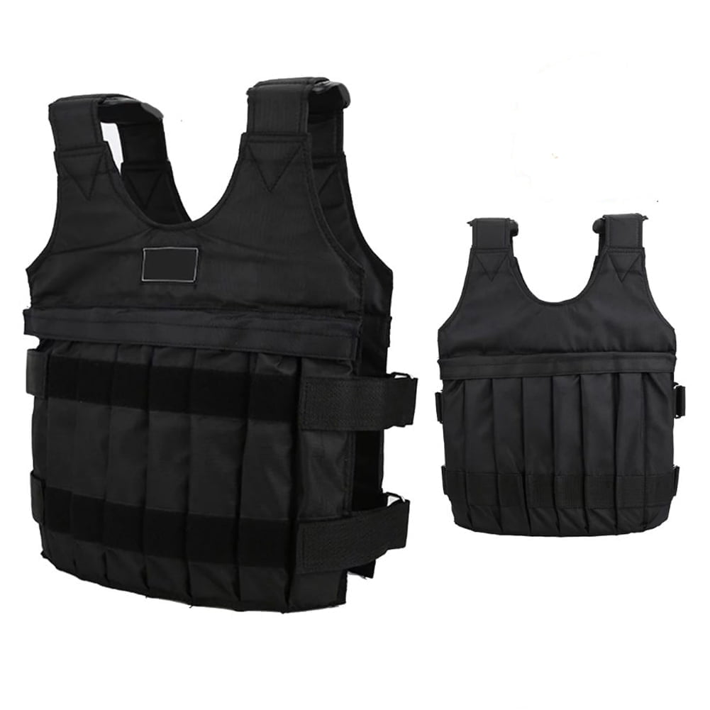 TIFOR 44 lb/20KG Adjustable Weighted Vest Jacket Exercise Training ...