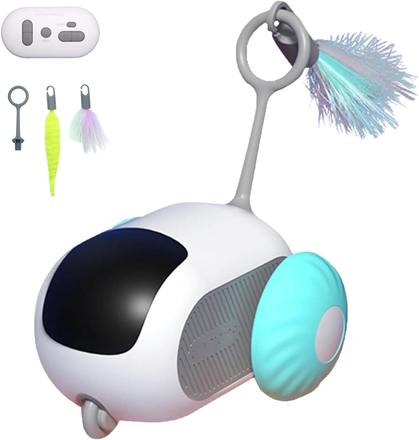 TIFOR Cat Toy, Remote Control Cat Interactive Toy, USB Rechargeable ...