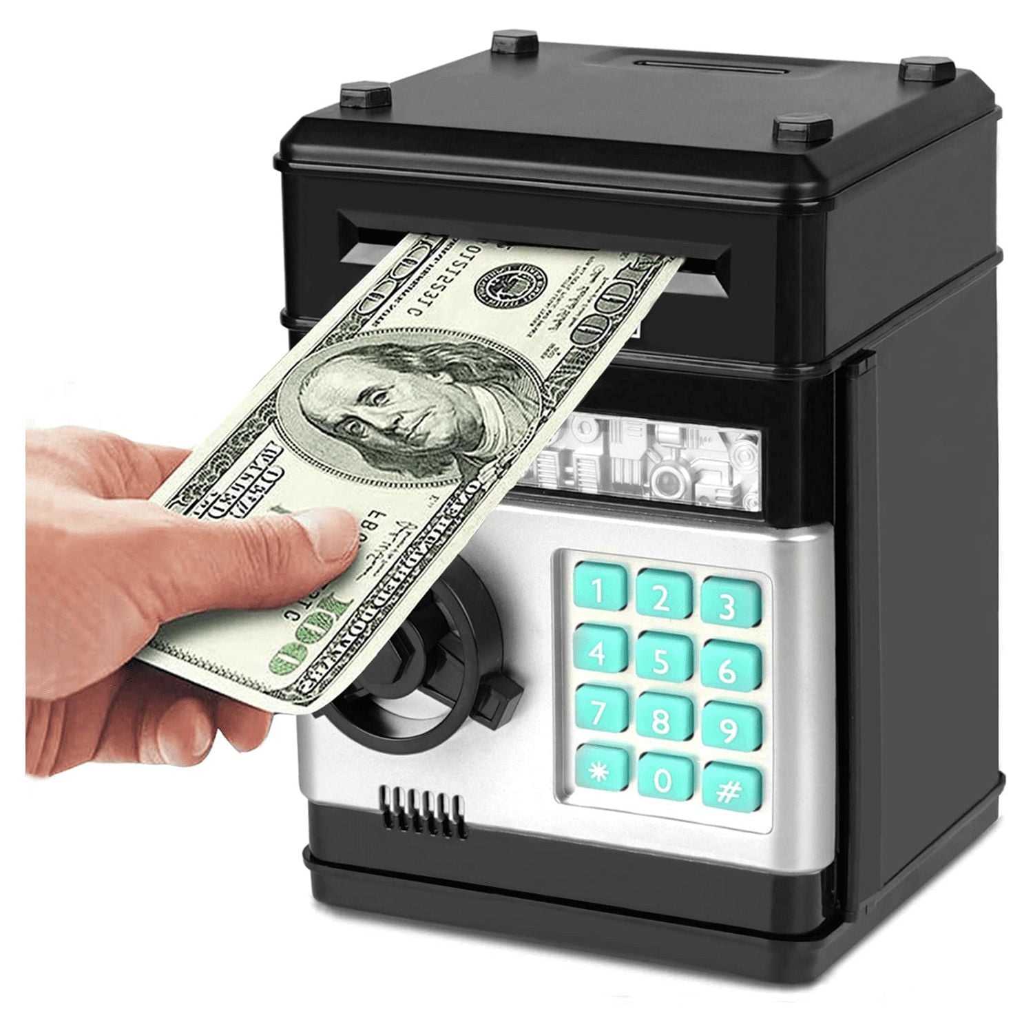 ZOUYUE Plastic Penny Savings Digital Piggy Bank, Mini ATM, Password ...