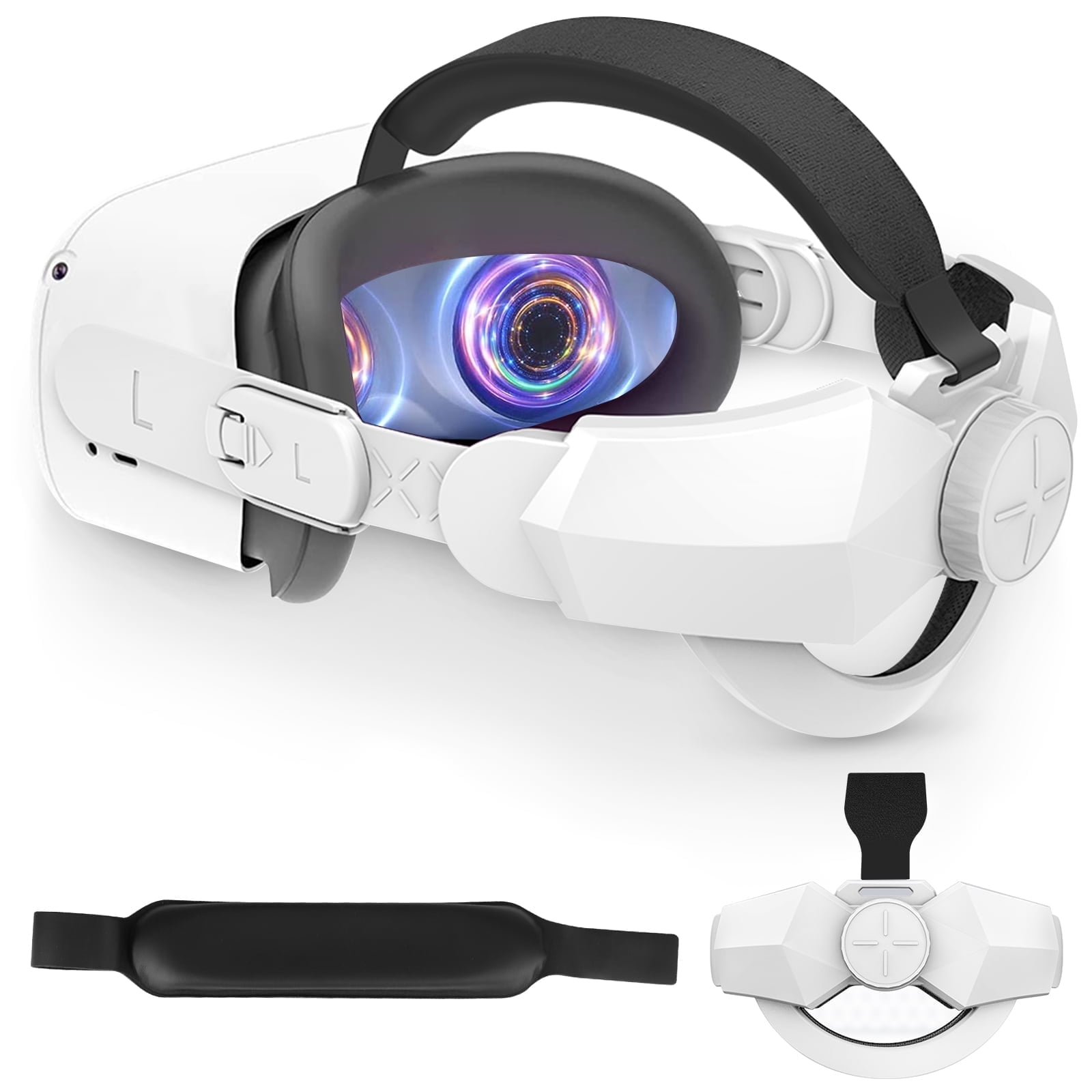 TIFOR Head Strap For Oculus Quest 2 VR Headset, Replacement For Elite ...