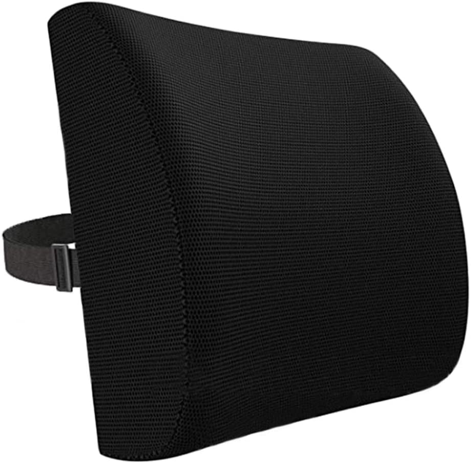 TIFOR Rectangular Memory Foam Back Support Cushion for Office Desk ...