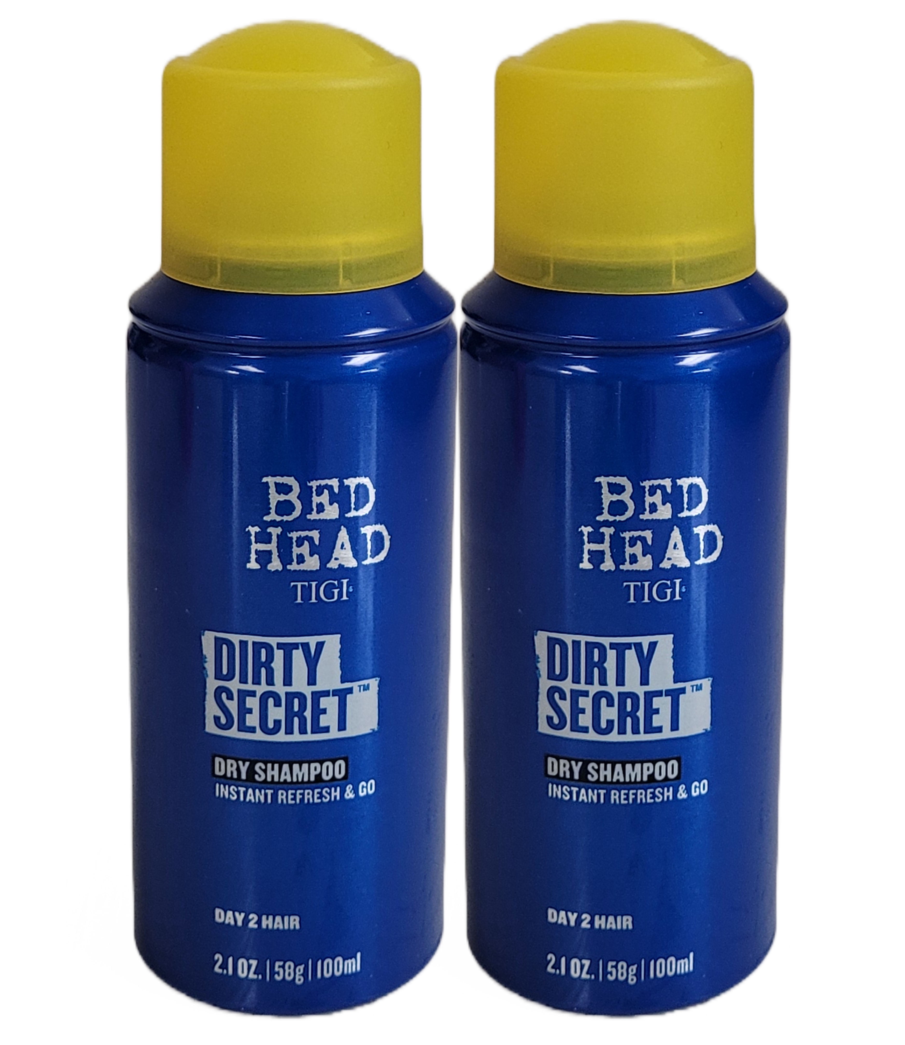 Bed Head Dirty Secret Dry Shampoo, Pack of 2, 2.1 oz, Lightweight Hair ...