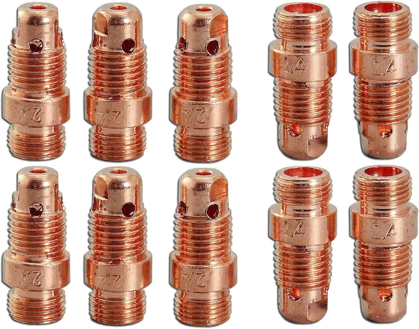 TIG Stubby Collet Body 17CB20 (2.40mm x 25mm) for PTA DB SR WP 17 18 26 ...