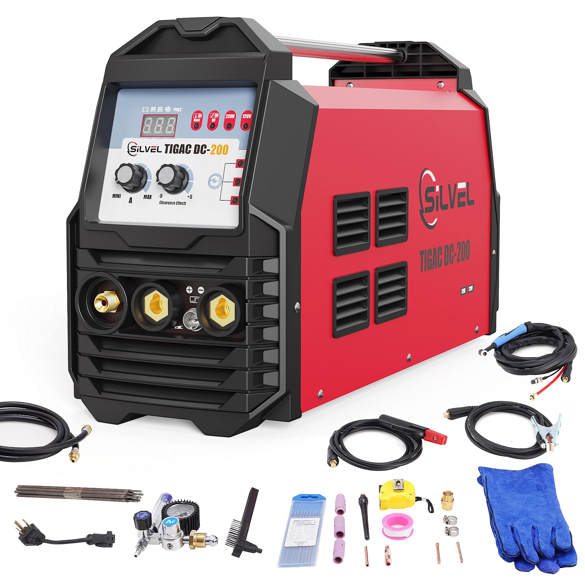 Goplus MMA TIG ARC IGBT Mini Welding Machine 200 AMP 110/220V Welder DC ...