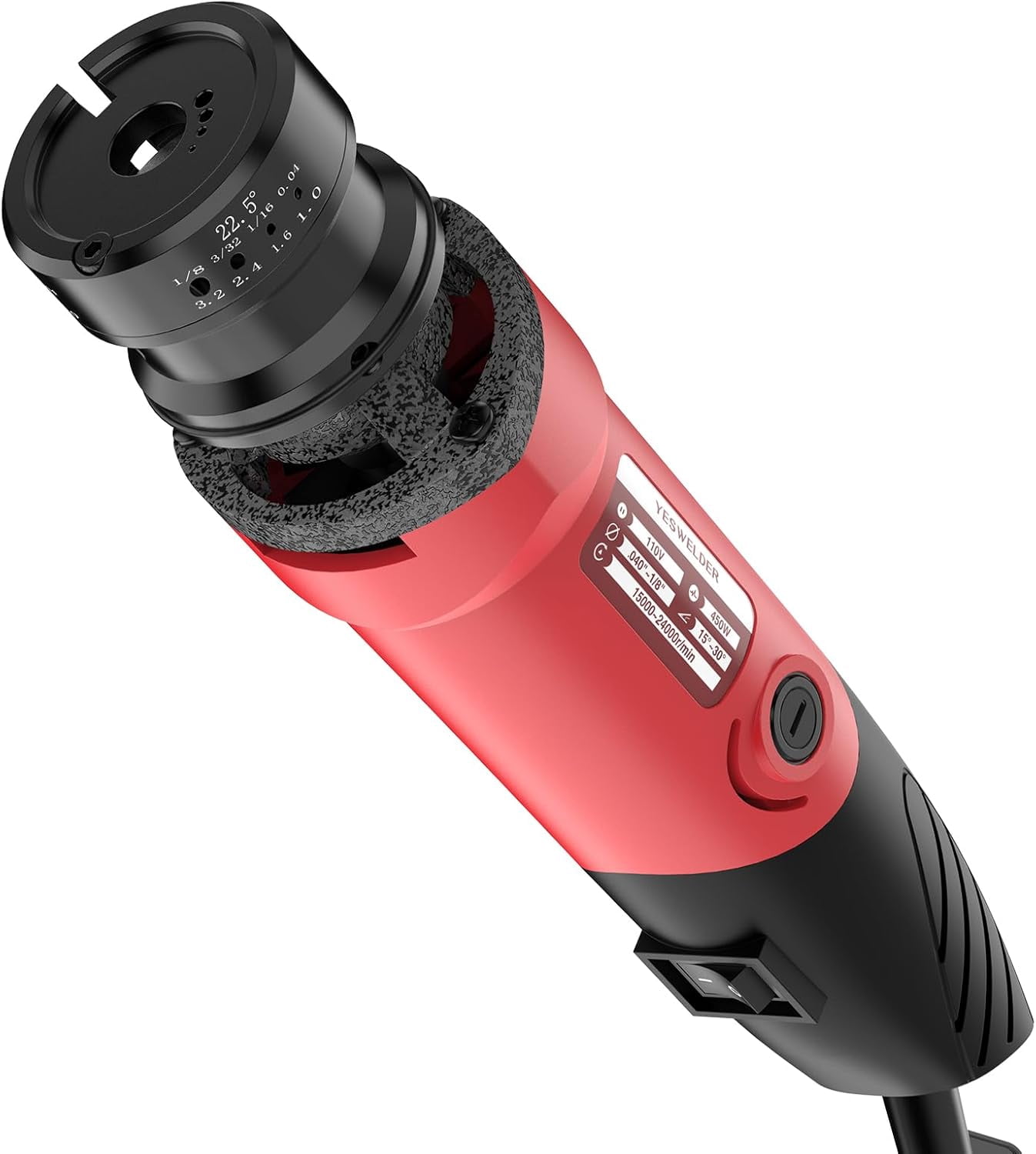 TIG Welding Rotary Tool with Flat Grinding Block Cut-Off Slot, 110V ...