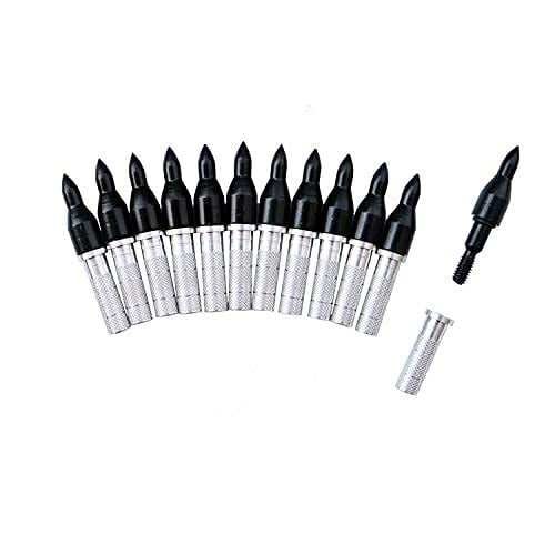 TIGER ARCHERY Aluminum Inserts .244/6.20mm& Bullet Field Points 5/16 ...