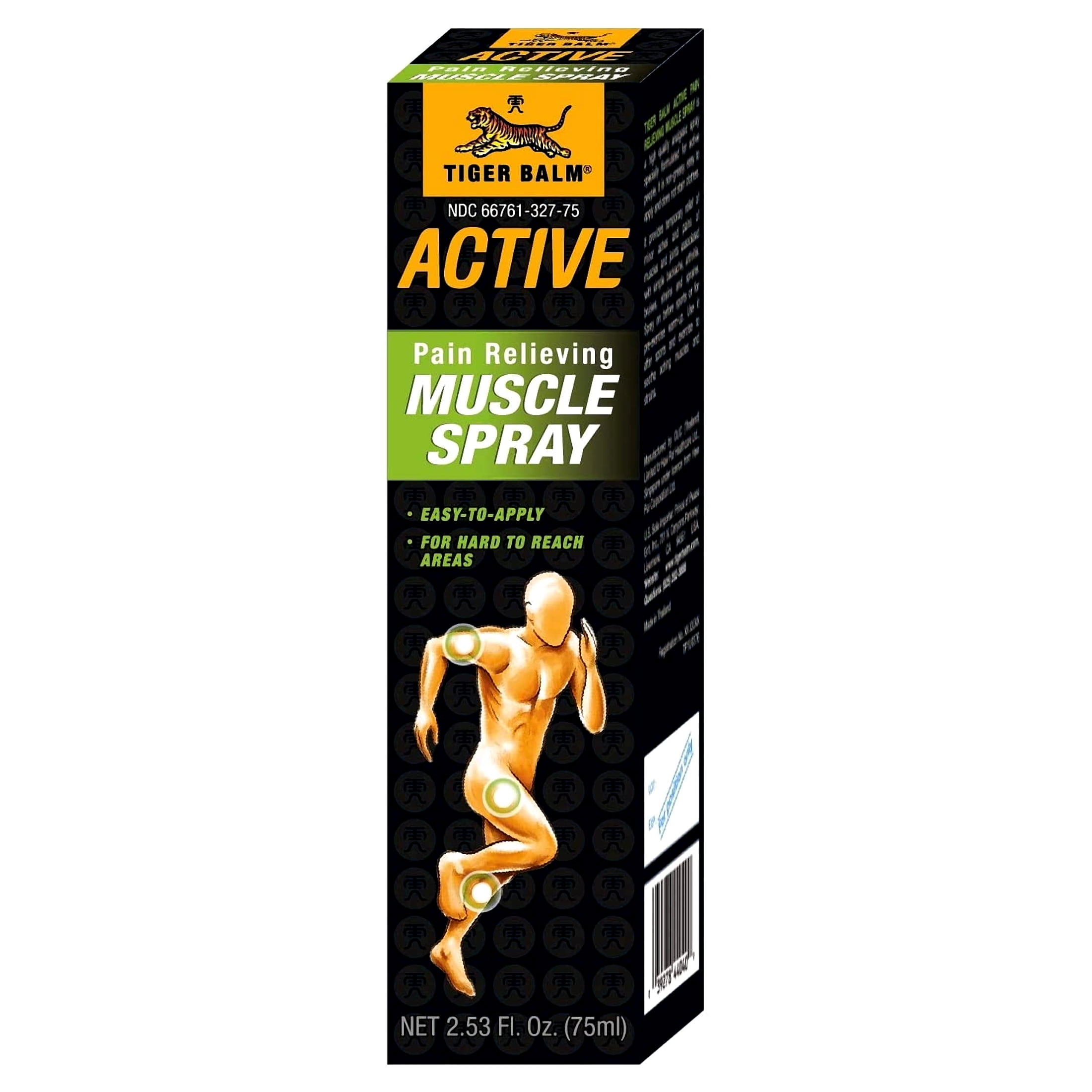 TIGER BALM Active Muscle Spray, 2.53 fl. oz. – Sports Spray – Tiger ...