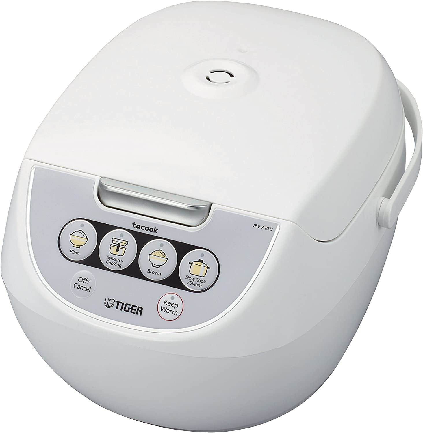TIGER JBV-A10U 5.5-Cup (Uncooked) Micom Rice Cooker with Food Steamer ...