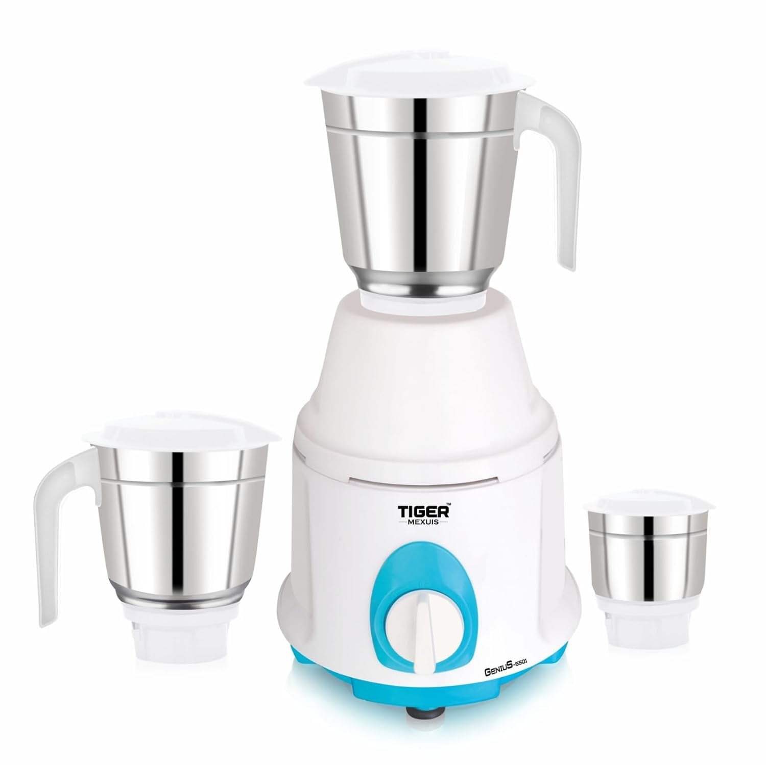TIGER MEXUIS Kitchen Kraft 550W Mixer With 3 Jars Longer Life Balanced ...