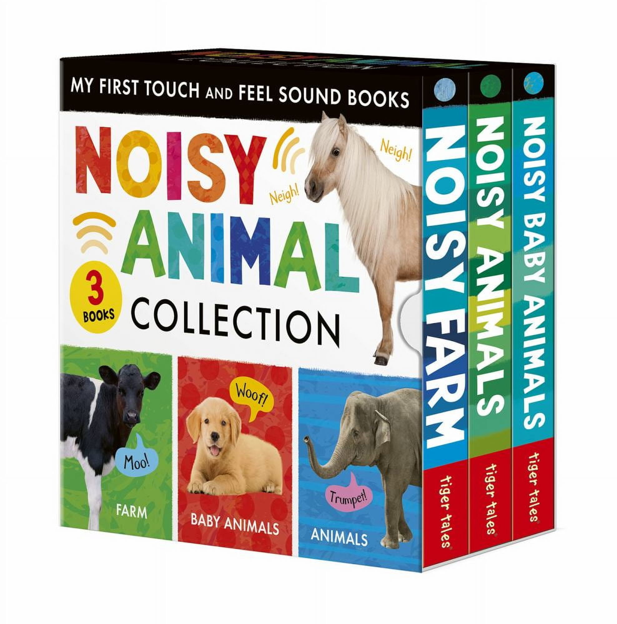 TIGER TALES STAFF: Noisy Animal 3-Book Boxed Set: My First Touch and Feel Sound Books: Noisy ...