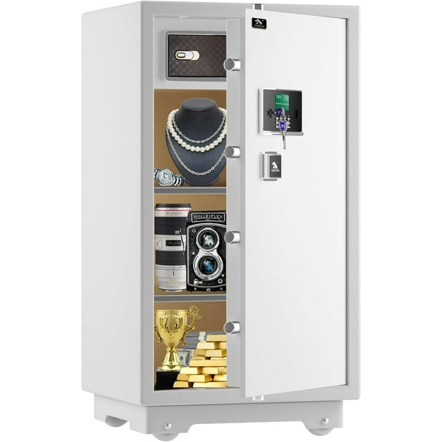 TigerKing Heavy Duty Home Safe with Double Safety Lock, 16.73" x 20.28 ...