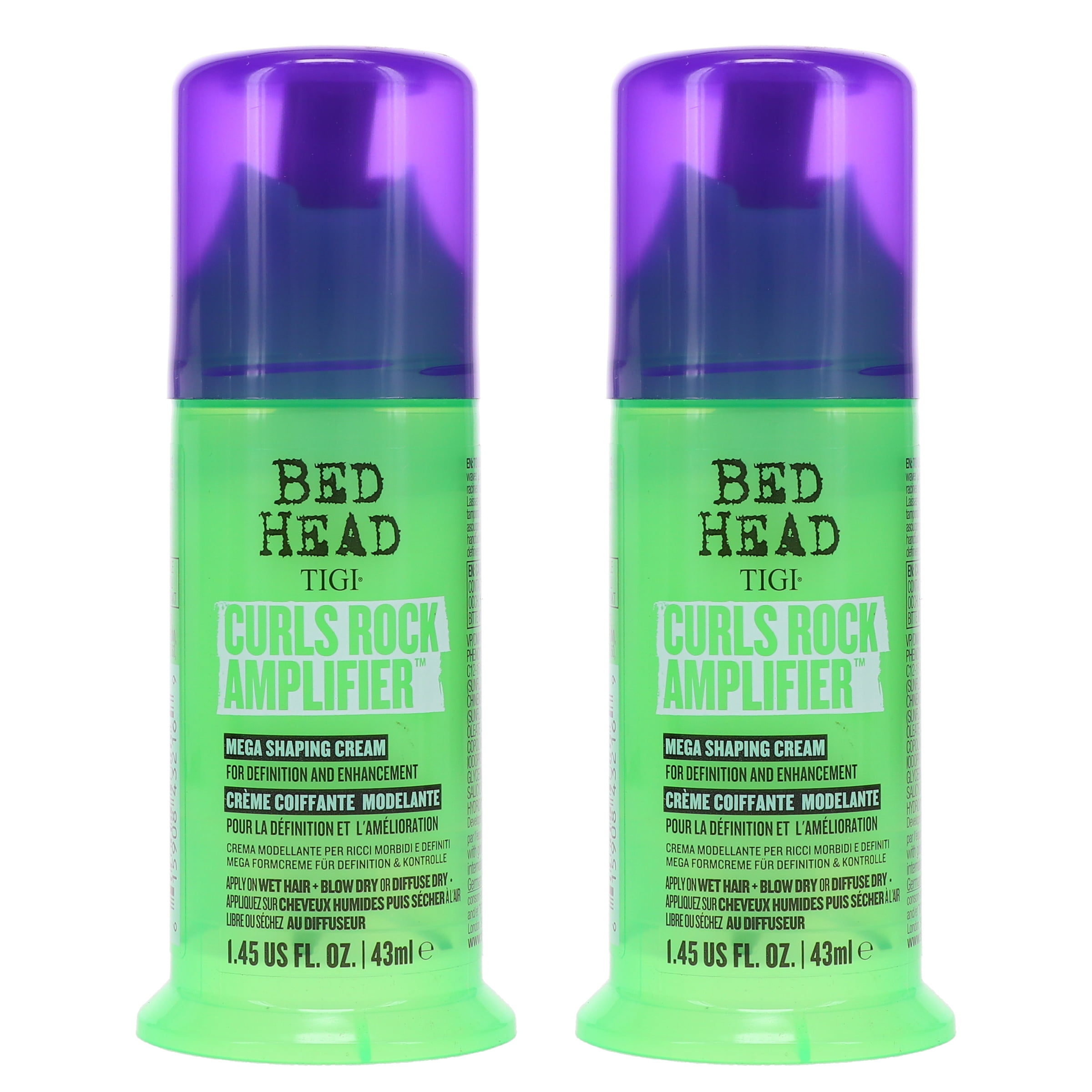 TIGI Bed Head Curls Rock Amplifier Mega Shaping Cream 1.45 oz 2 Pack ...
