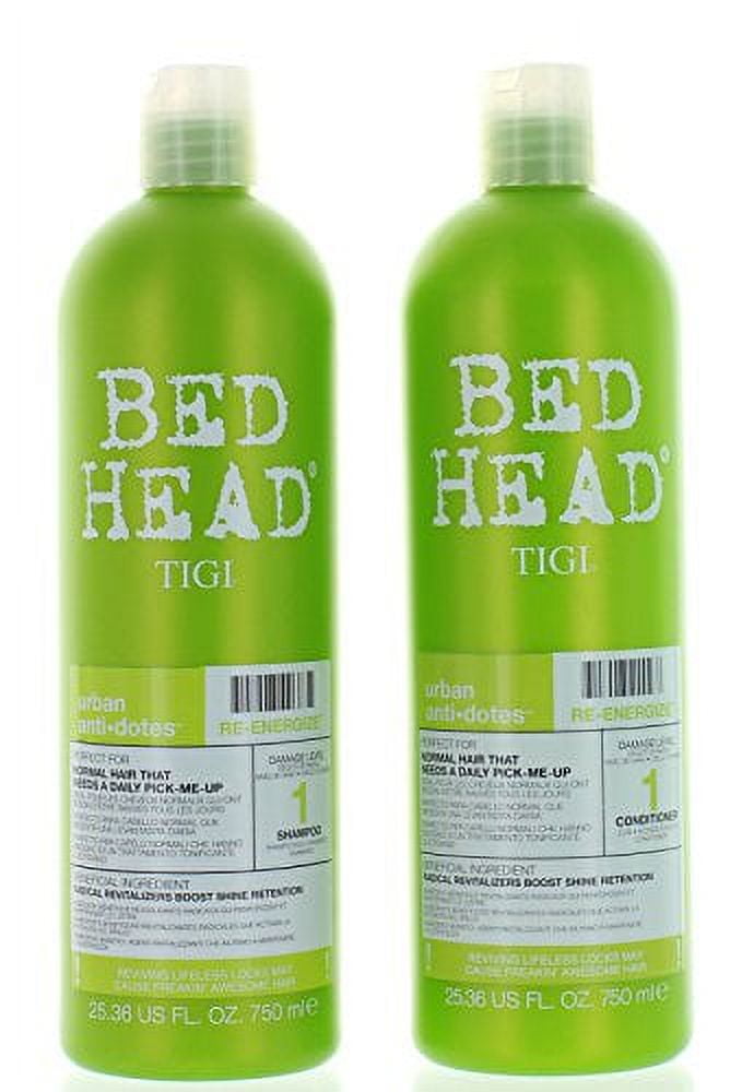 TIGI Bed Head Salon Hair Recovery Re-Energize Shampoo and Conditioner ...