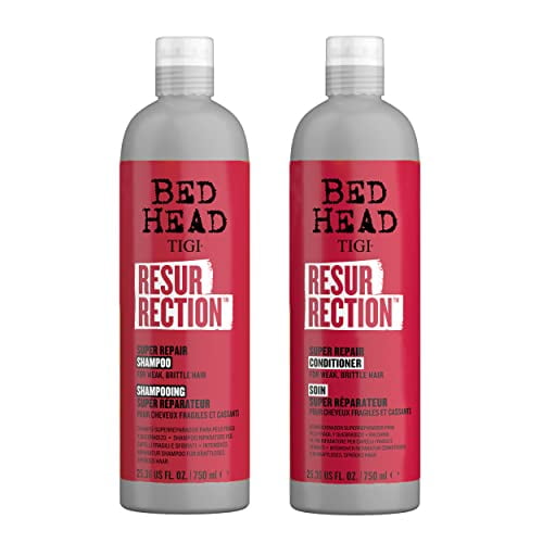 TIGI Bed Head Shampoo & Conditioner For Damaged Hair Resurrection Infused With The Resurrection ...