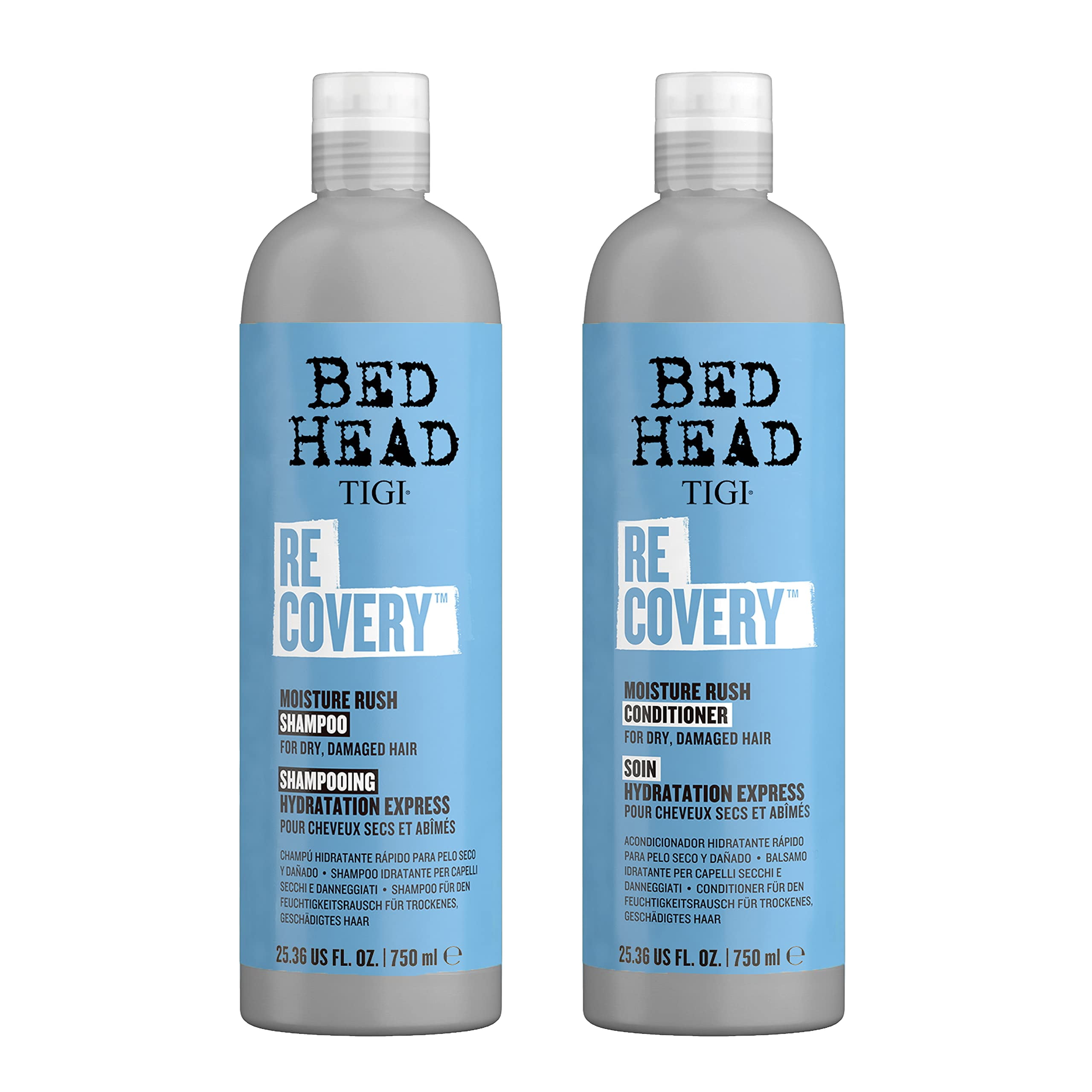 TIGI Bed Head Shampoo & Conditioner For Dry Hair Recovery With Prickly ...