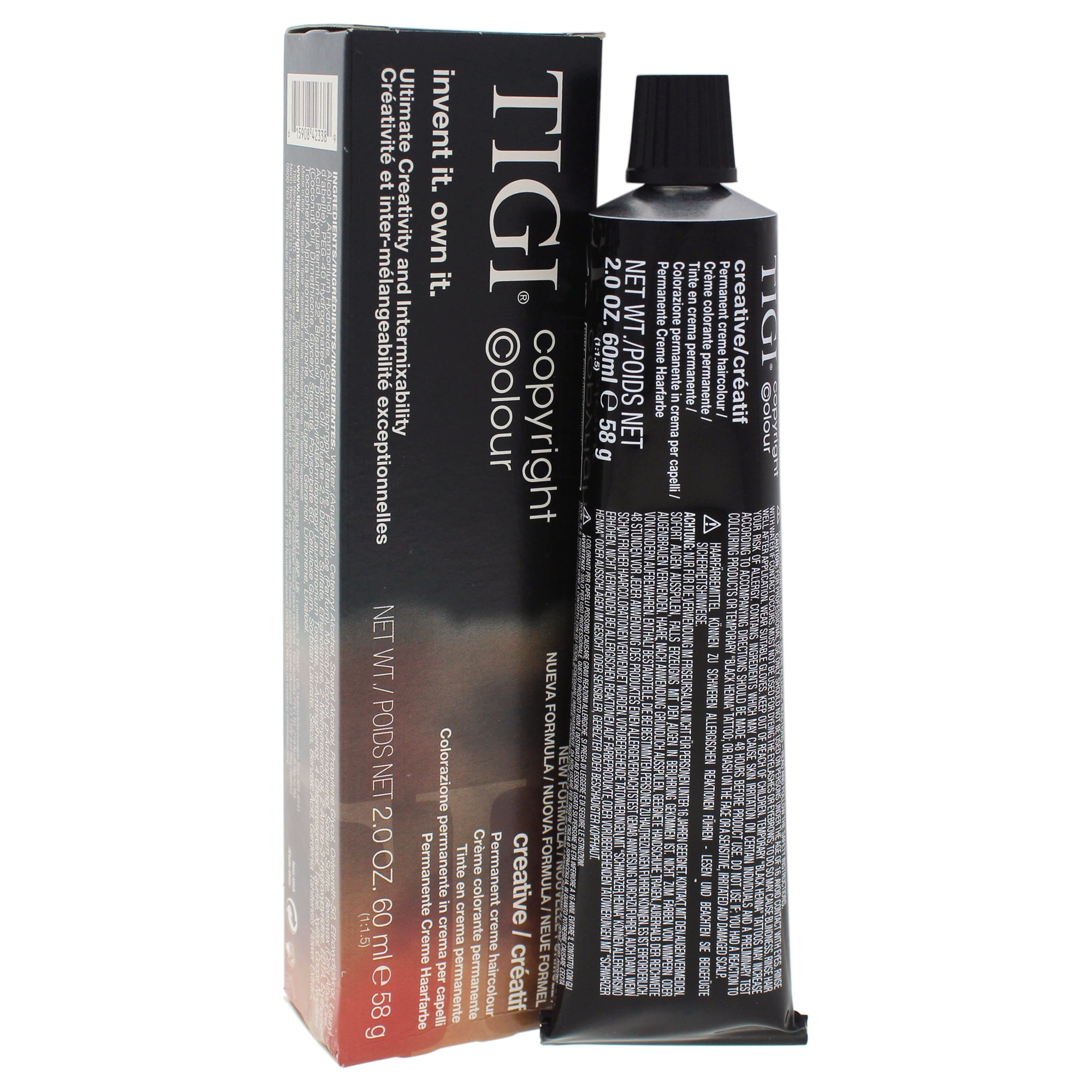 TIGI Colour Creative Creme Hair Color - # 7/4 Copper Blonde - 2 oz Hair ...