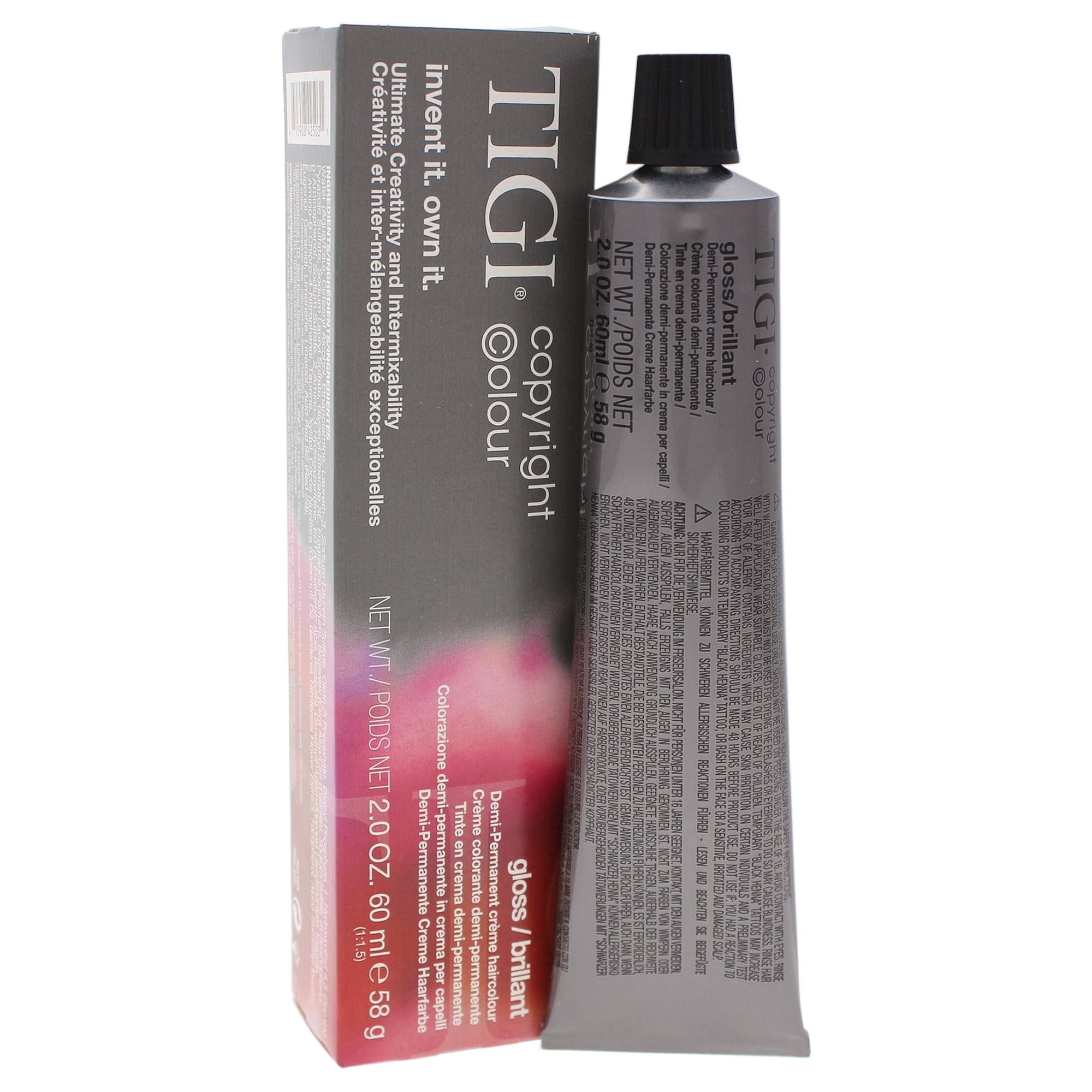 TIGI Colour Gloss Creme Hair Color - # 77/66 Intense Red Blonde - 2 oz ...