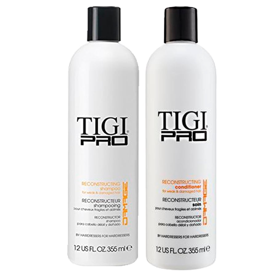 TIGI Pro Reconstructing Shampoo and Conditioner for Damaged Dry Weak ...