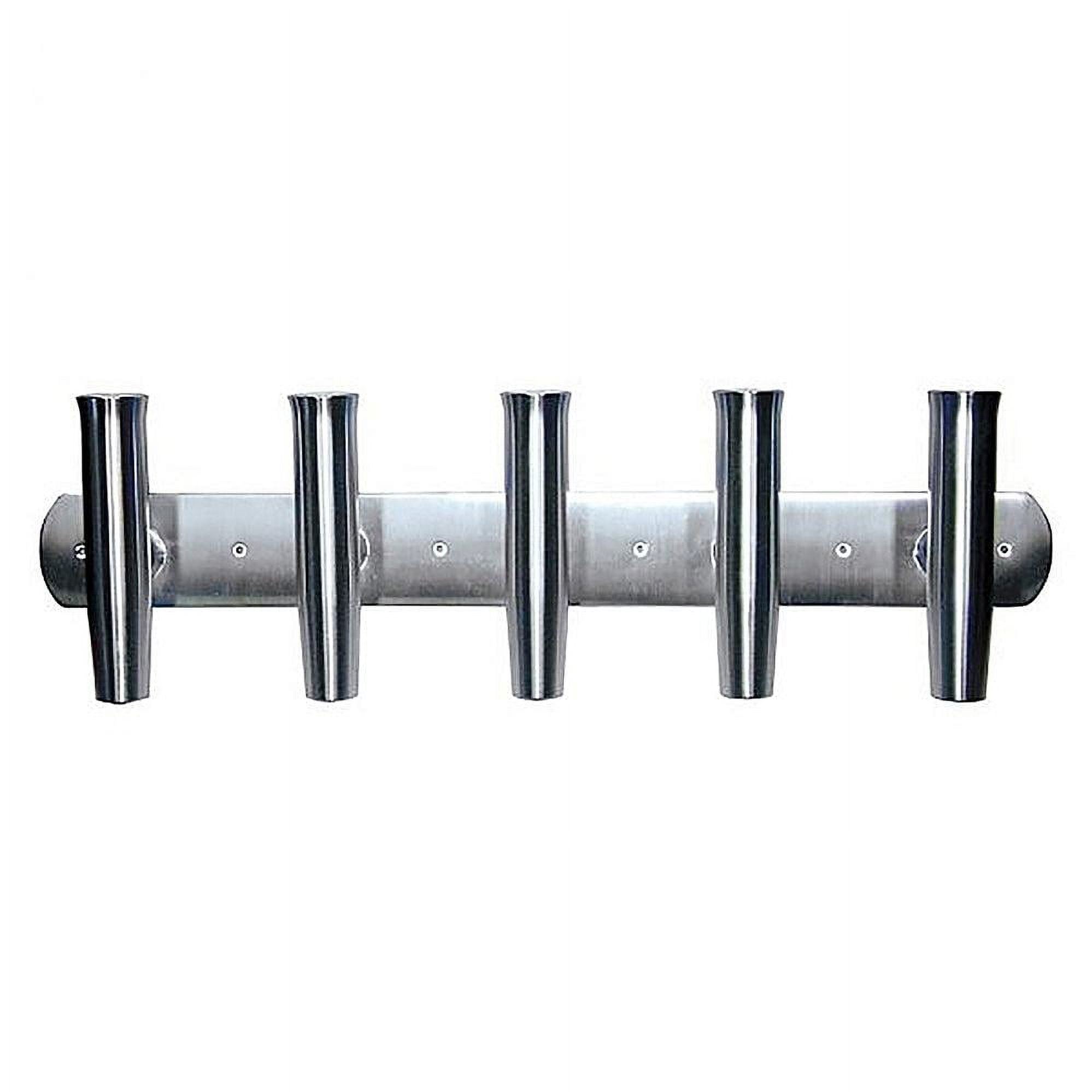 Tigress Fishing 5 Rod Aluminum Transom Mount Holder - 35 - Walmart.com