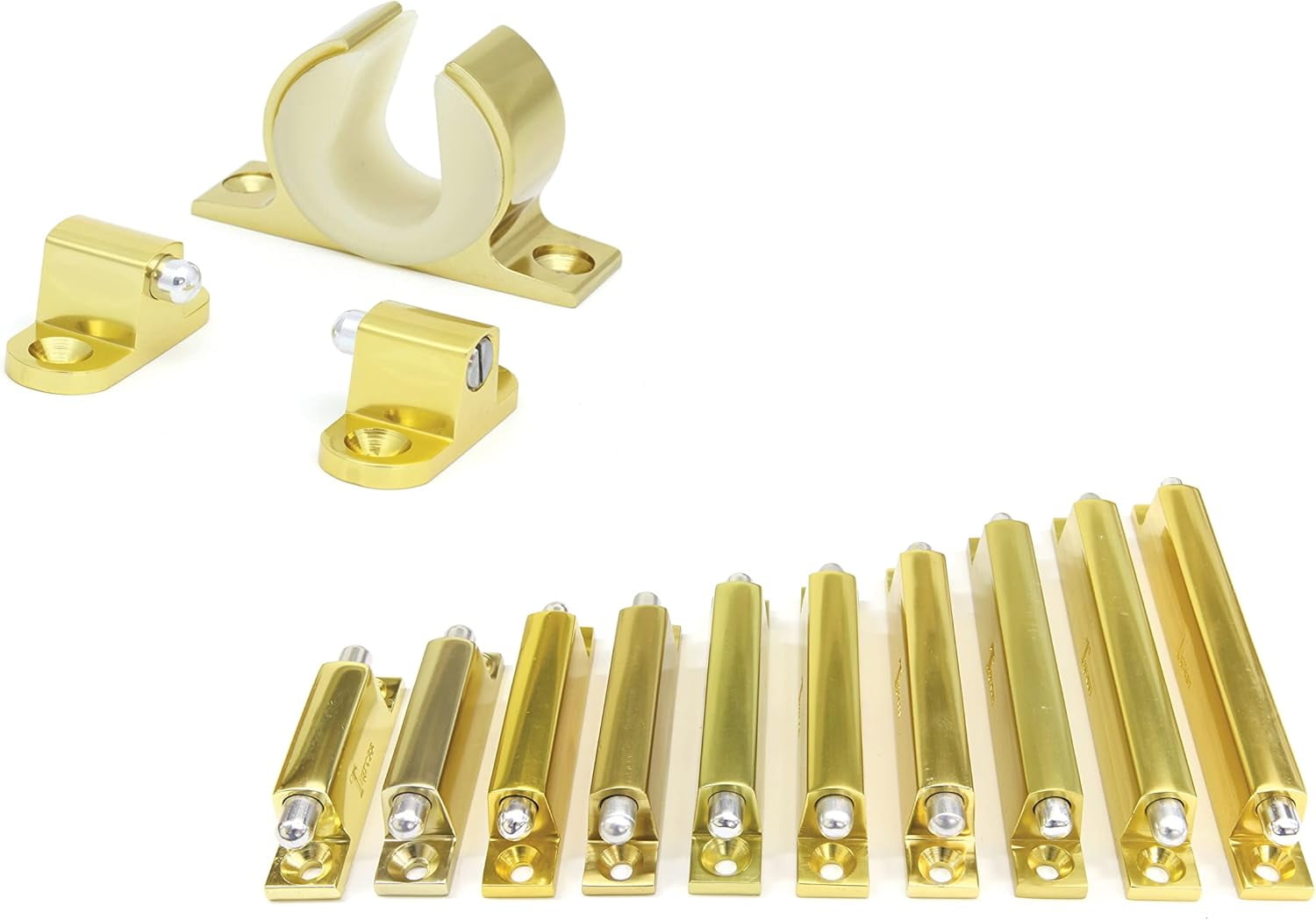 TIGRESS Premium Reel Hangers : Durable Gold Spring Loaded Brackets ...
