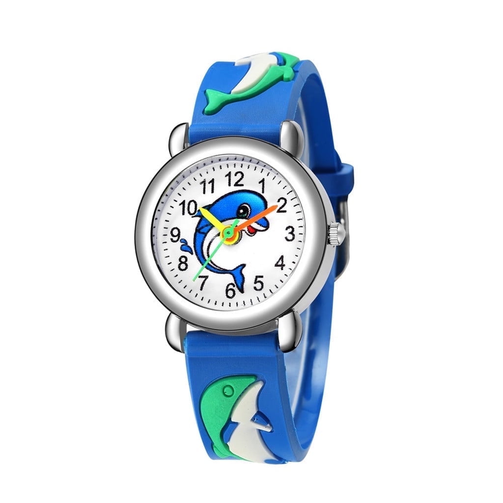 TIHLMK Watch for Youngster Cute Cartoon Pattern Watches Youngster ...
