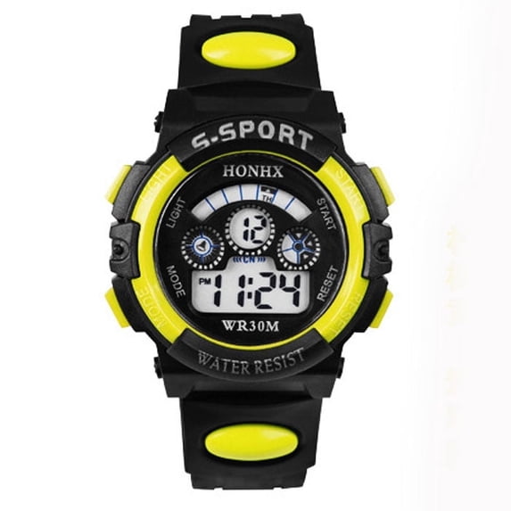 TIHLMK Watch for Youngster Waterproof Digital Led Quartz Alarm Date ...