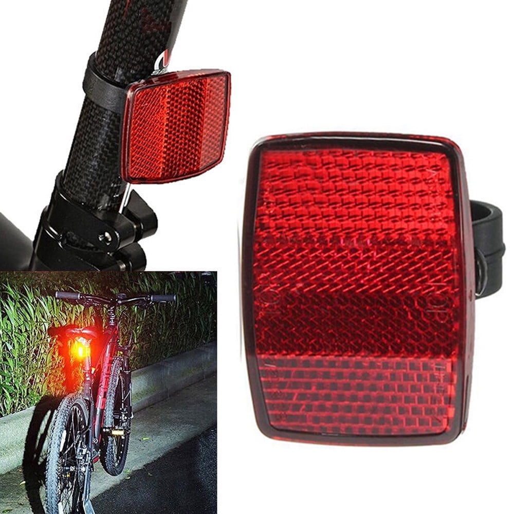 TIHLMK Handlebar Mount Safe Reflector Bicycle Bike Front Rear Warning ...