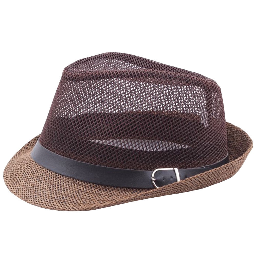 TIHLMK Unisex Wide Brim Beach Sun Hat - Summer Outdoor UV Protection ...