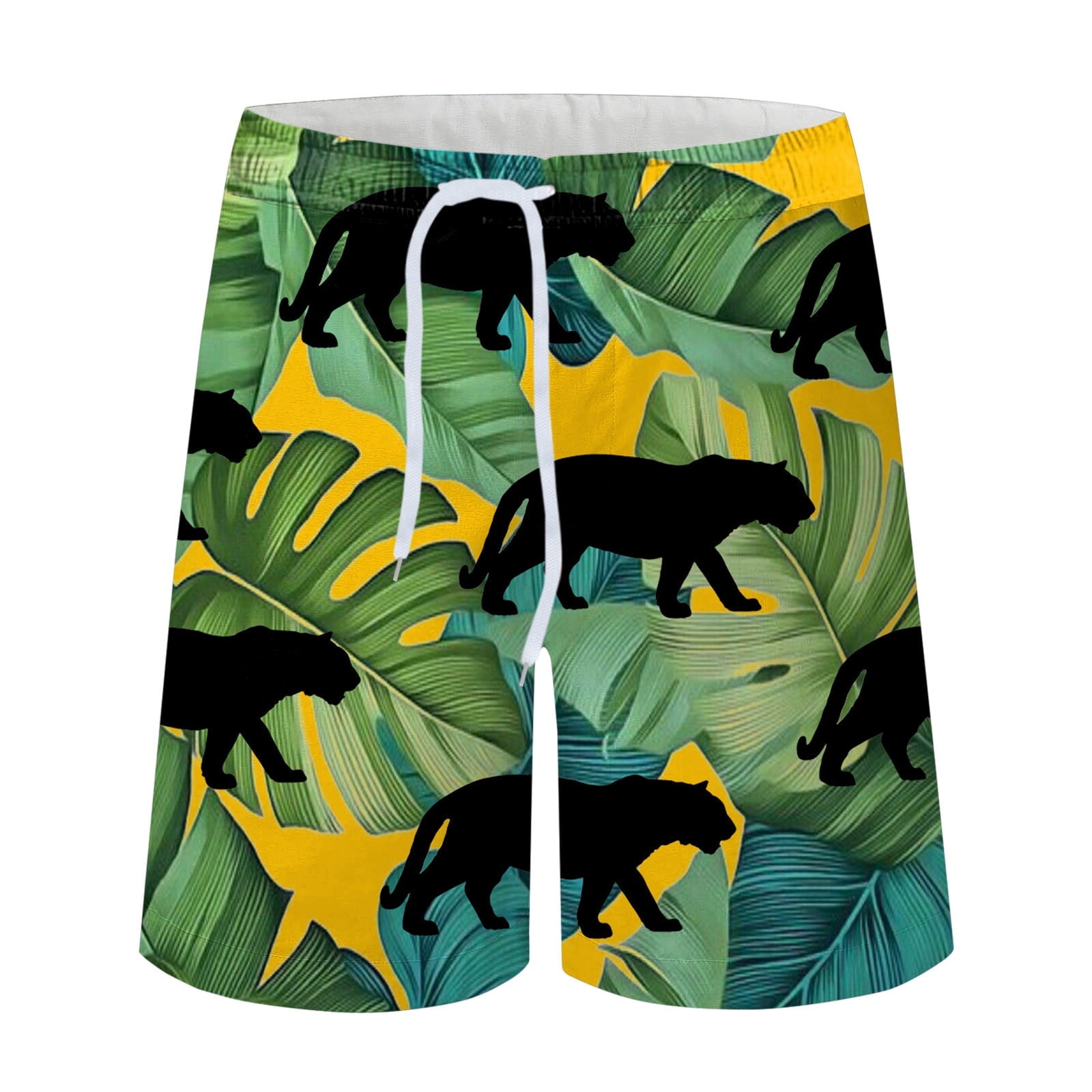 TIHLMK Mens Swimming Trunks Savings Men 3D Printing Breathable Seaside ...