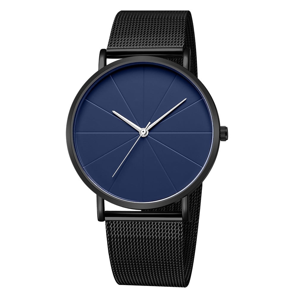 TIHLMK Mens Watches Fashion Stainless Steel Men Military Sport Date ...