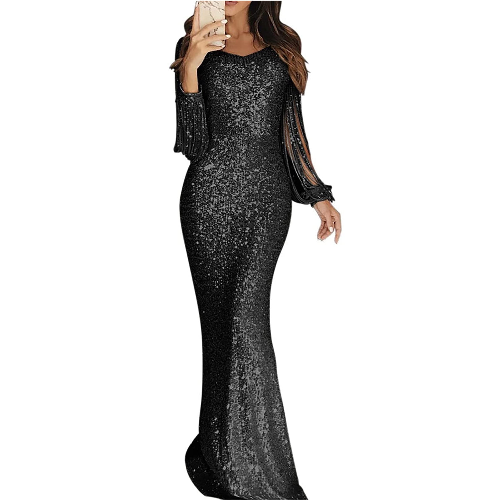 TIHLMK Prom Dress Deals Clearance Women's Sexy Dress Formal Gowns ...