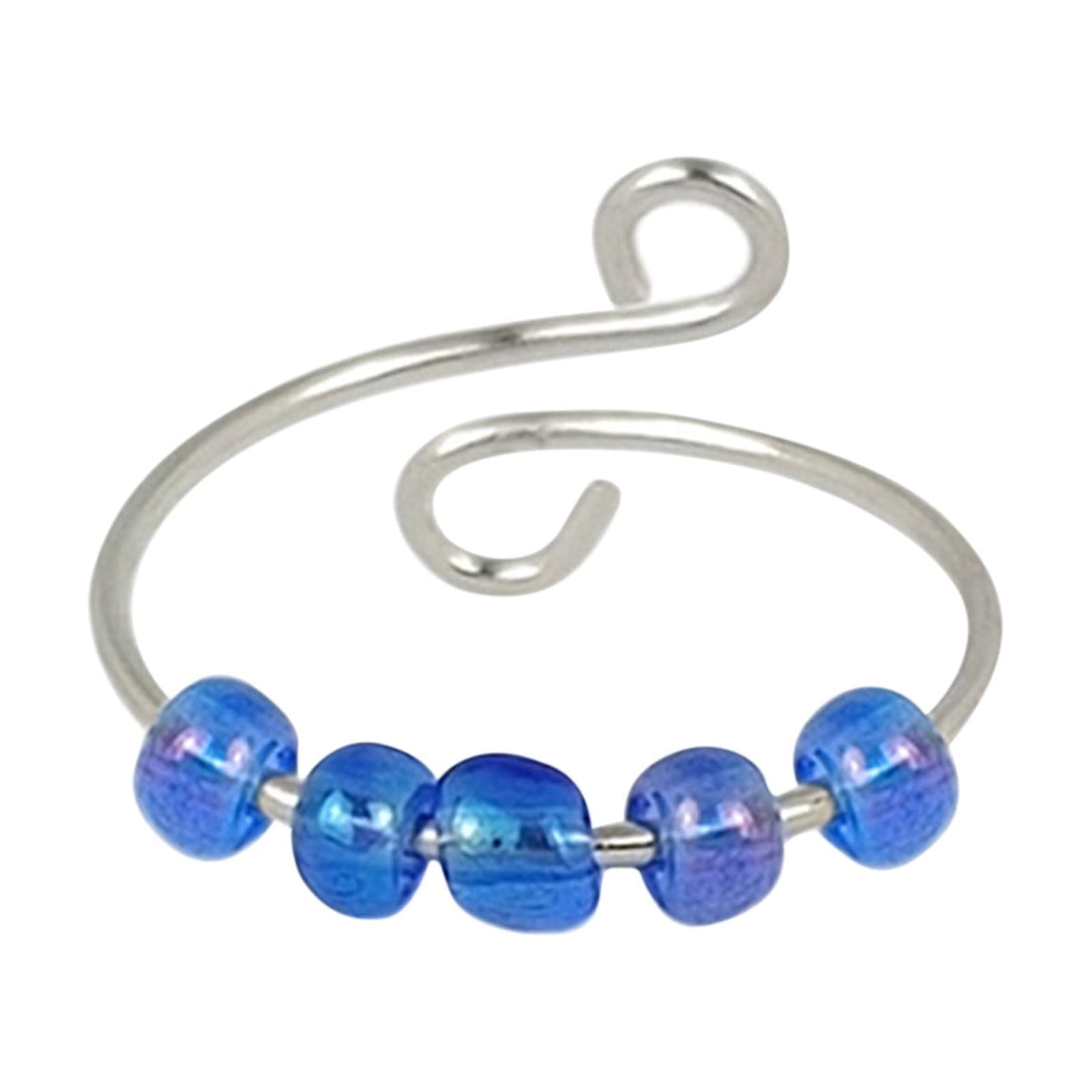 TIHLMK Rings for Teen Beads Rings Adjust Spinners Rings Pack Stackable ...