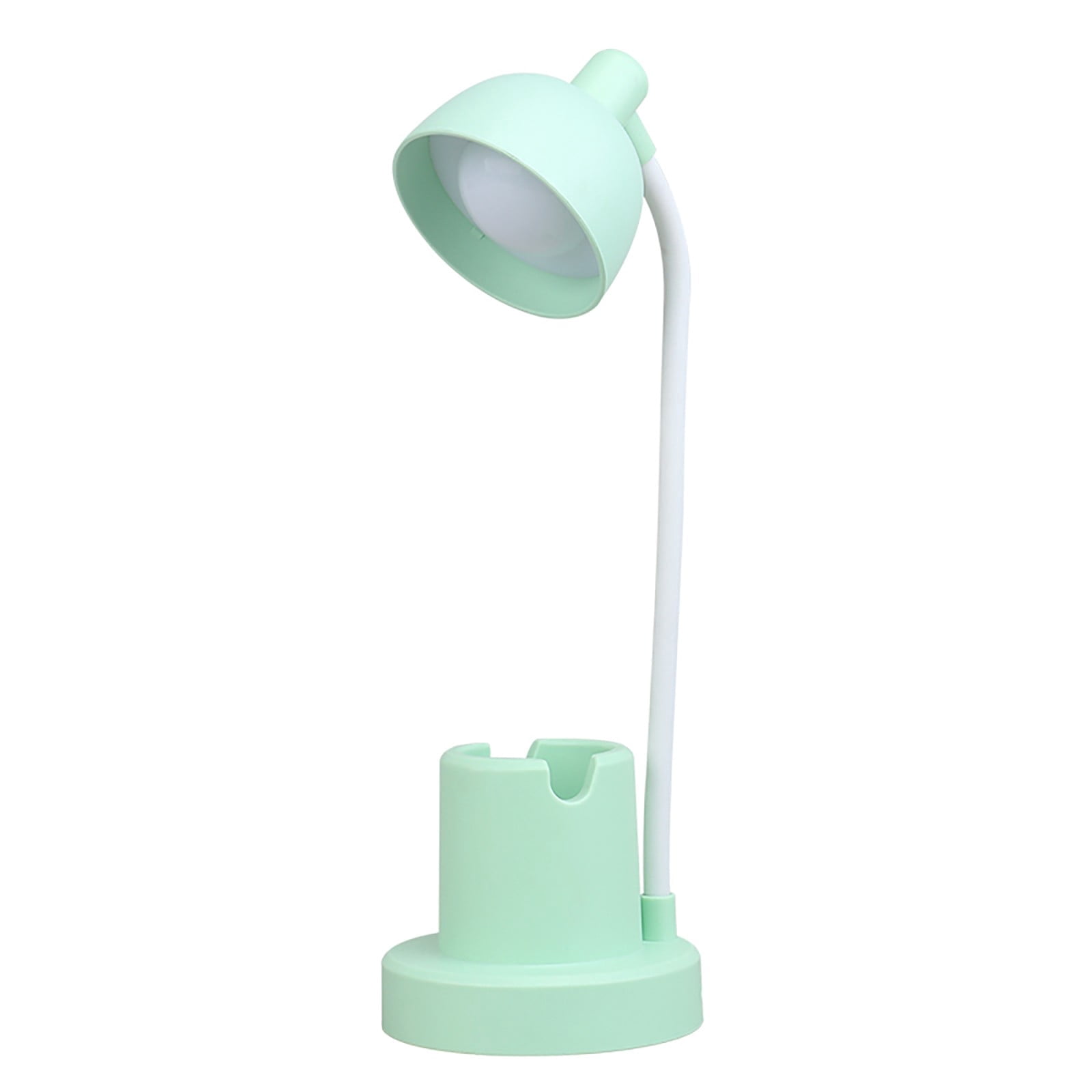 TIHLMK Study Desk Lamp LED Light with USB Charging Port and Pen Holder ...