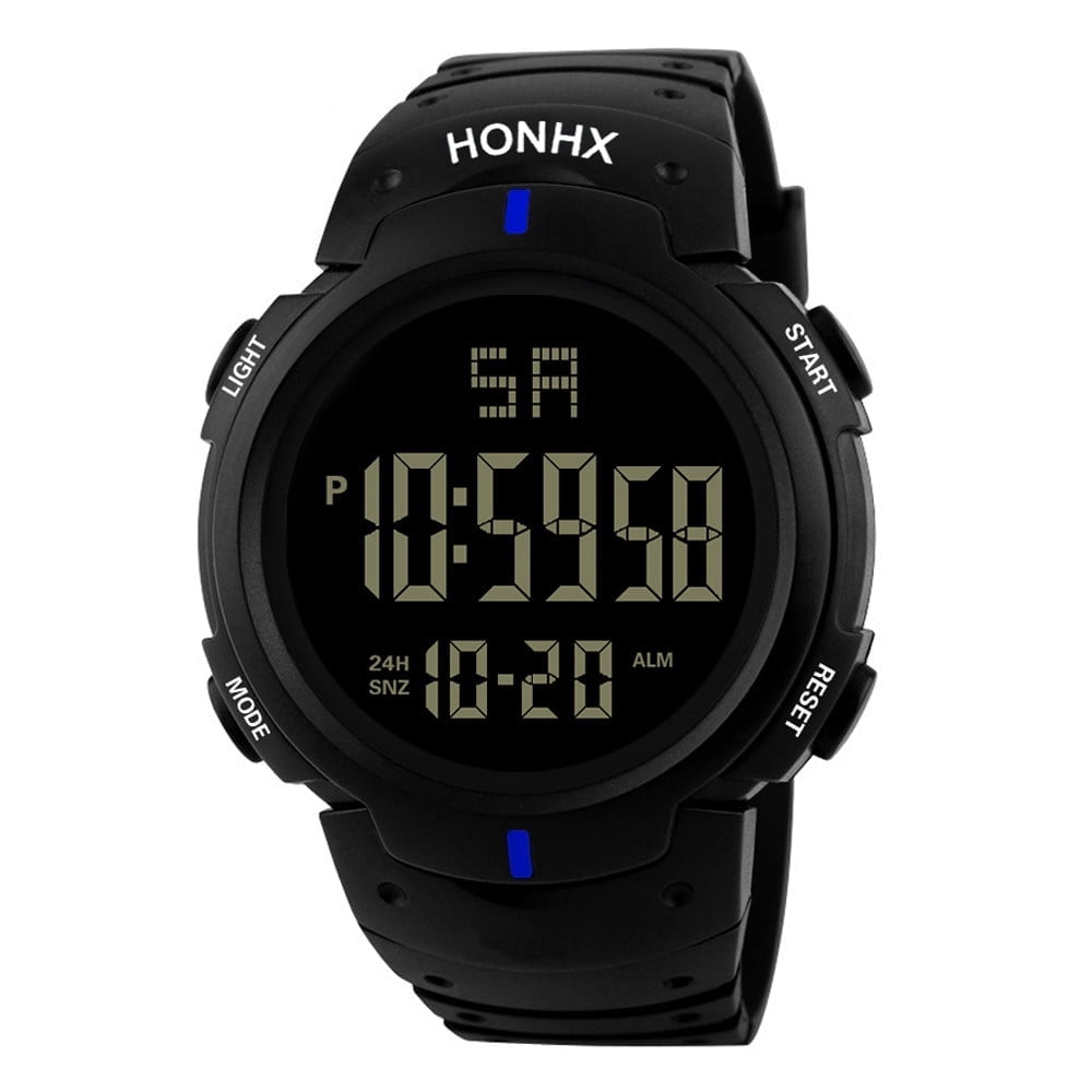 TIHLMK Watch for Men Fashion Men's Led Camping Out Digital Quartz ...