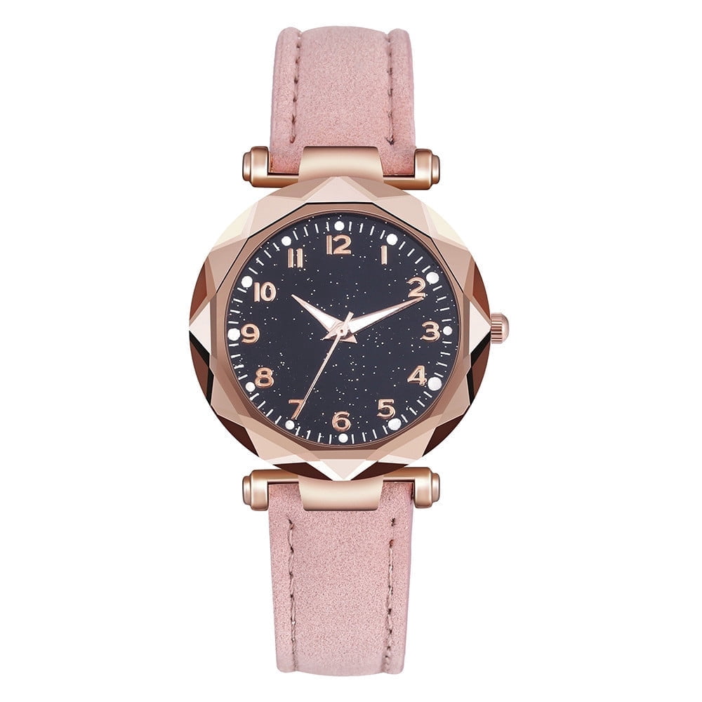 TIHLMK Womens Watch Night Sky Luminous Trend Digital Face Casual ...