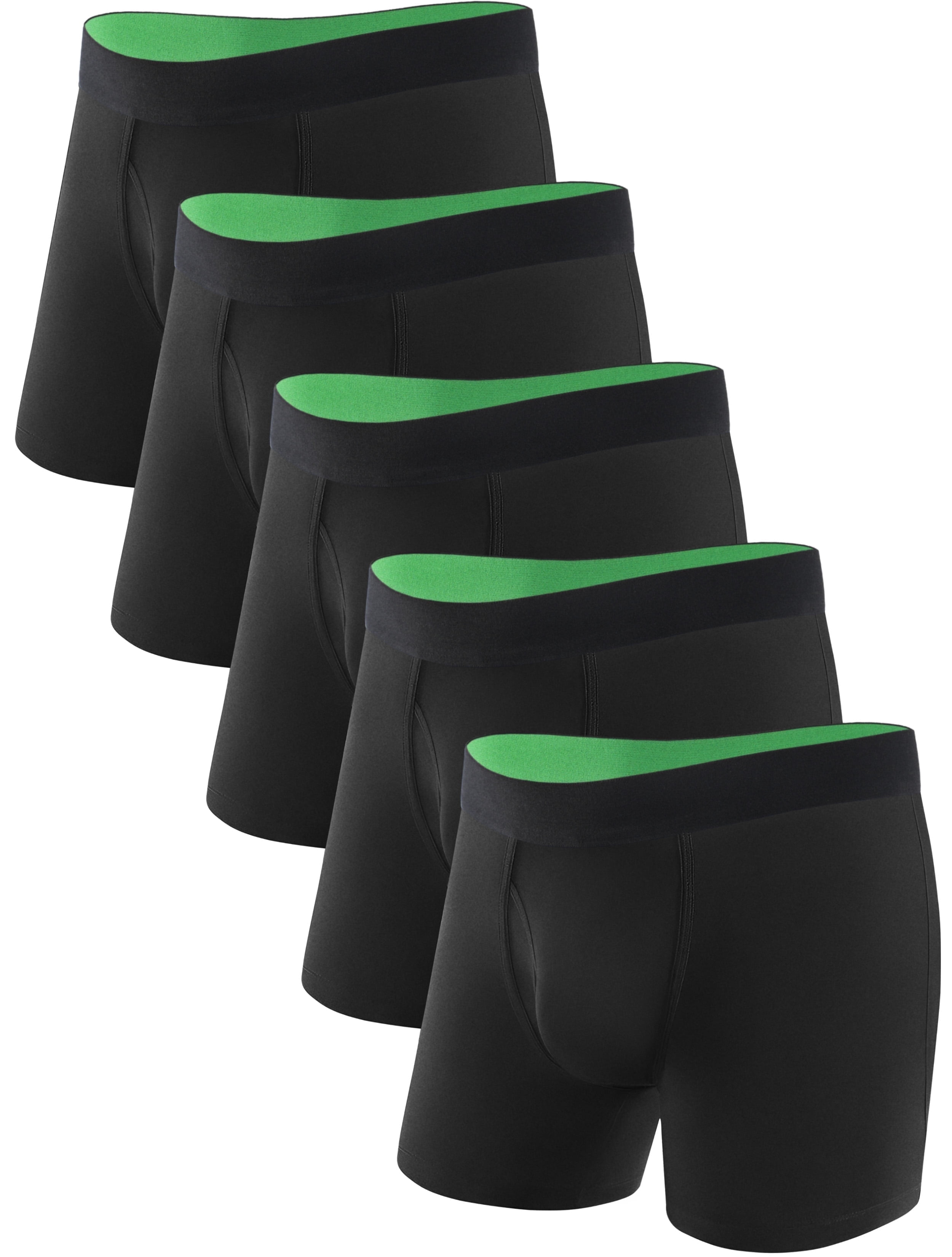 TIICHOO Mens Incontinence Underwear Washable with Fly Leakproof ...