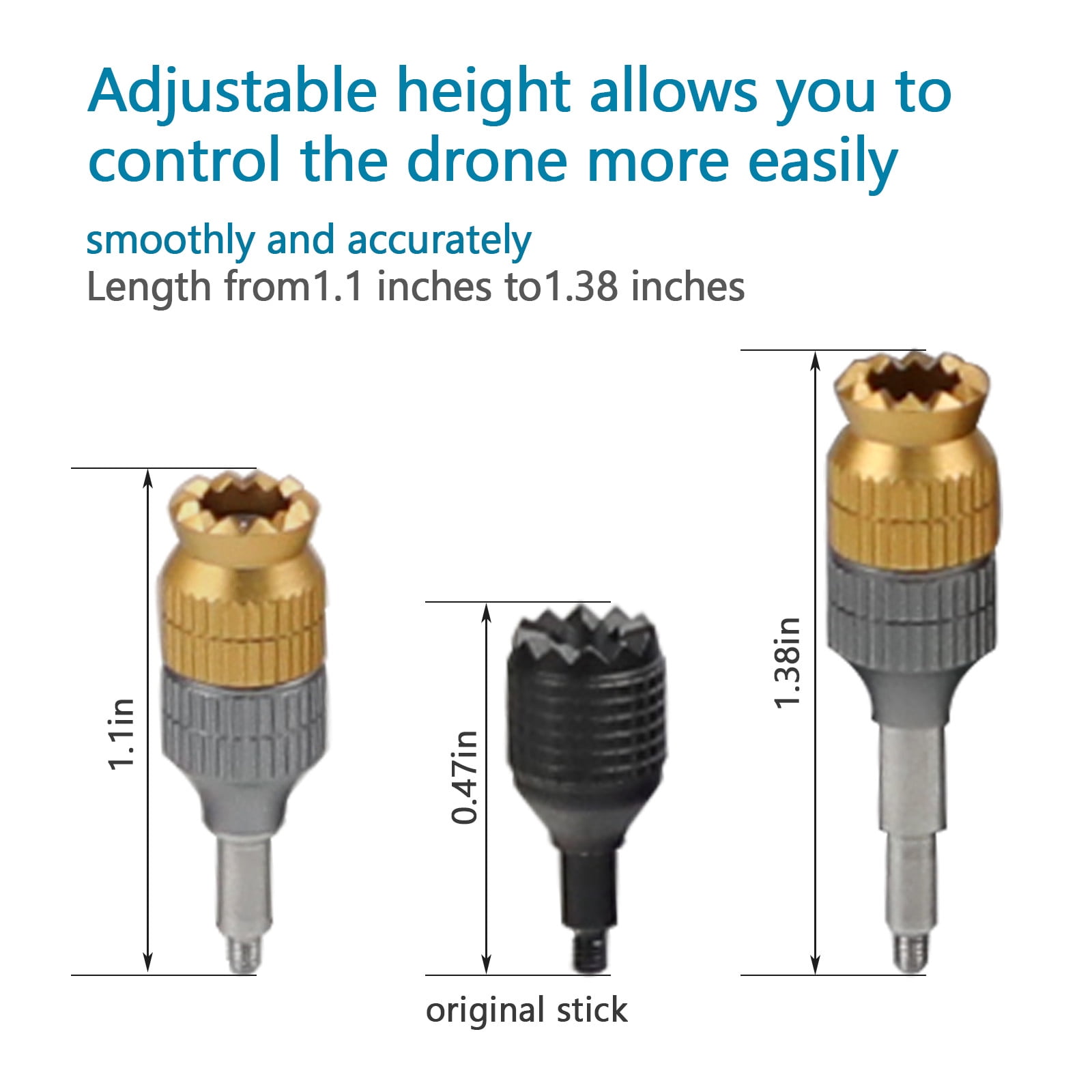 TIIFSWHS 2PC Remote Controller Stick Thumb Rocker Joy-stick for FPV ...