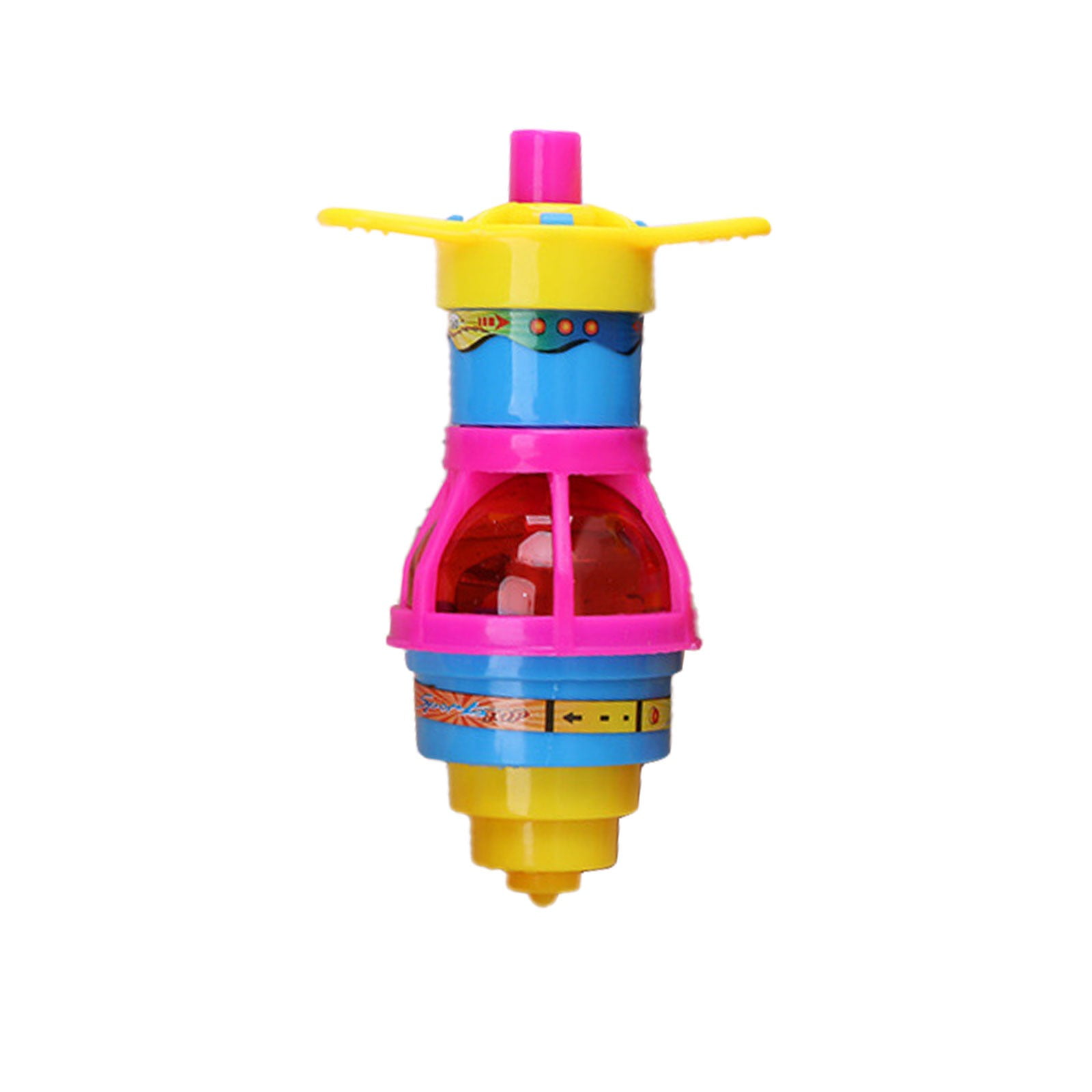 TIIFSWHS Children's Flash Luminous Spinning Top Toy Colorful Top ...