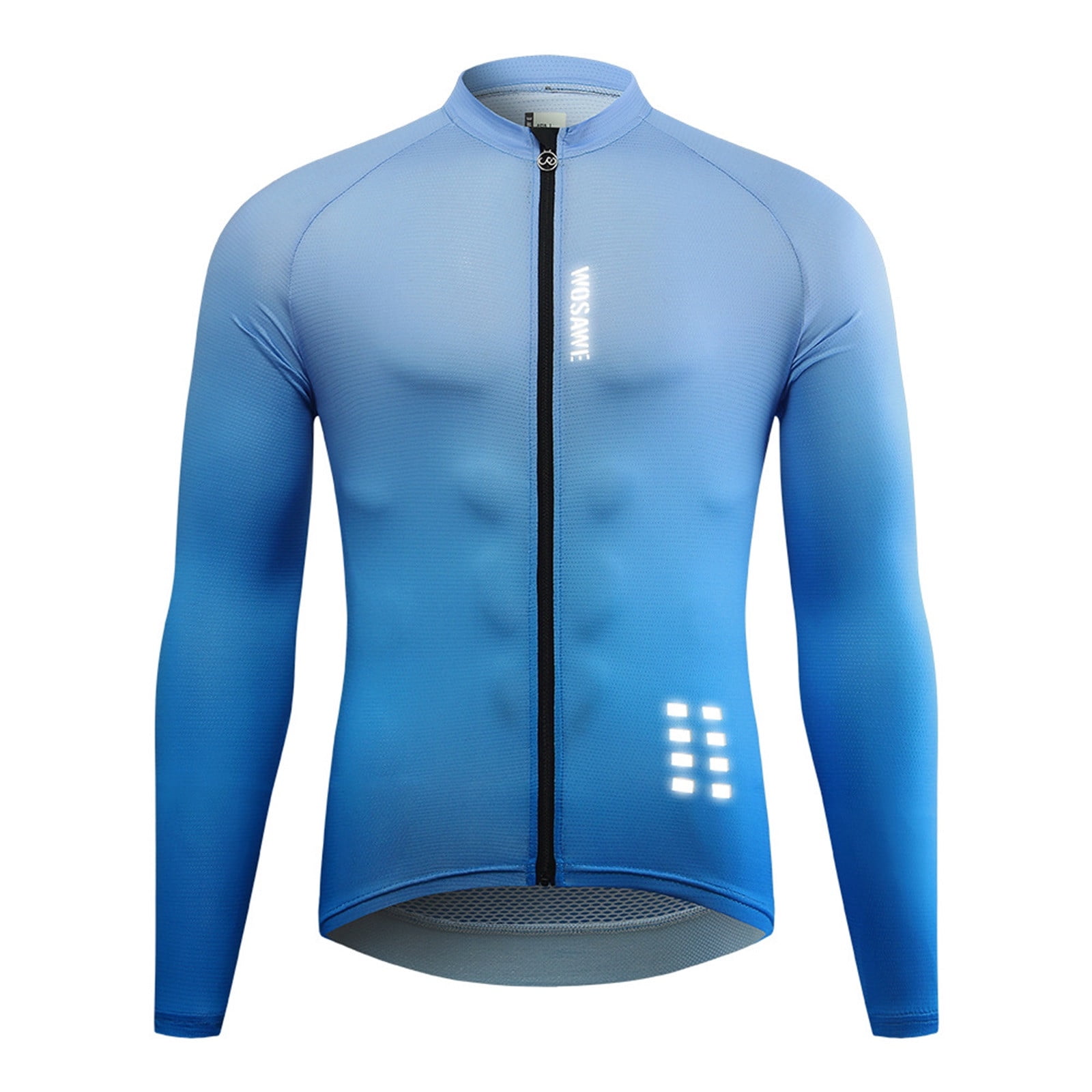 TIIFSWHS Men's Cycling Wind Jacket Reflective Ultralight Windbreaker ...