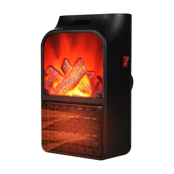 TIIFSWHS Plug In Heater for Indoor Use - 800W Mini Electric Fireplace ...