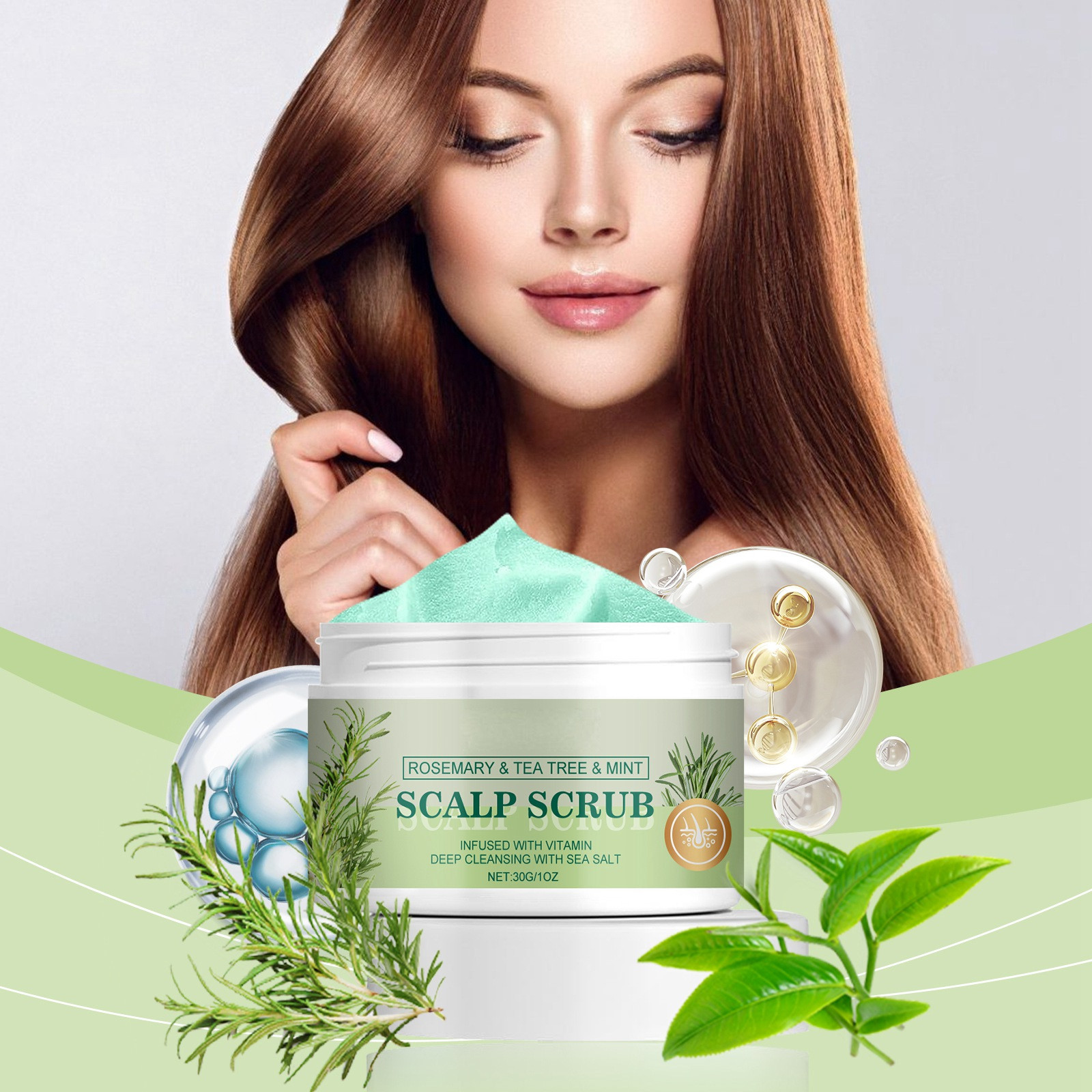 TIIFSWHS Scrub Promotes and Scalp Health Imbue Curly Hair System ...